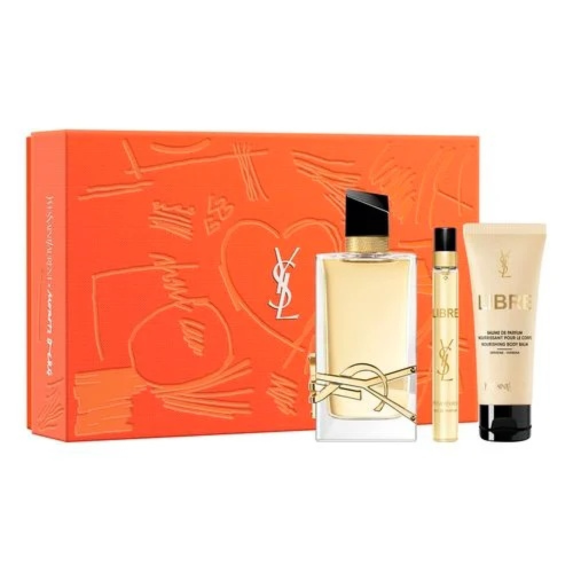 Cofre YSL Perfume Lb EDP 90ml + 10ml + Body Lotion 50ml — San Roque