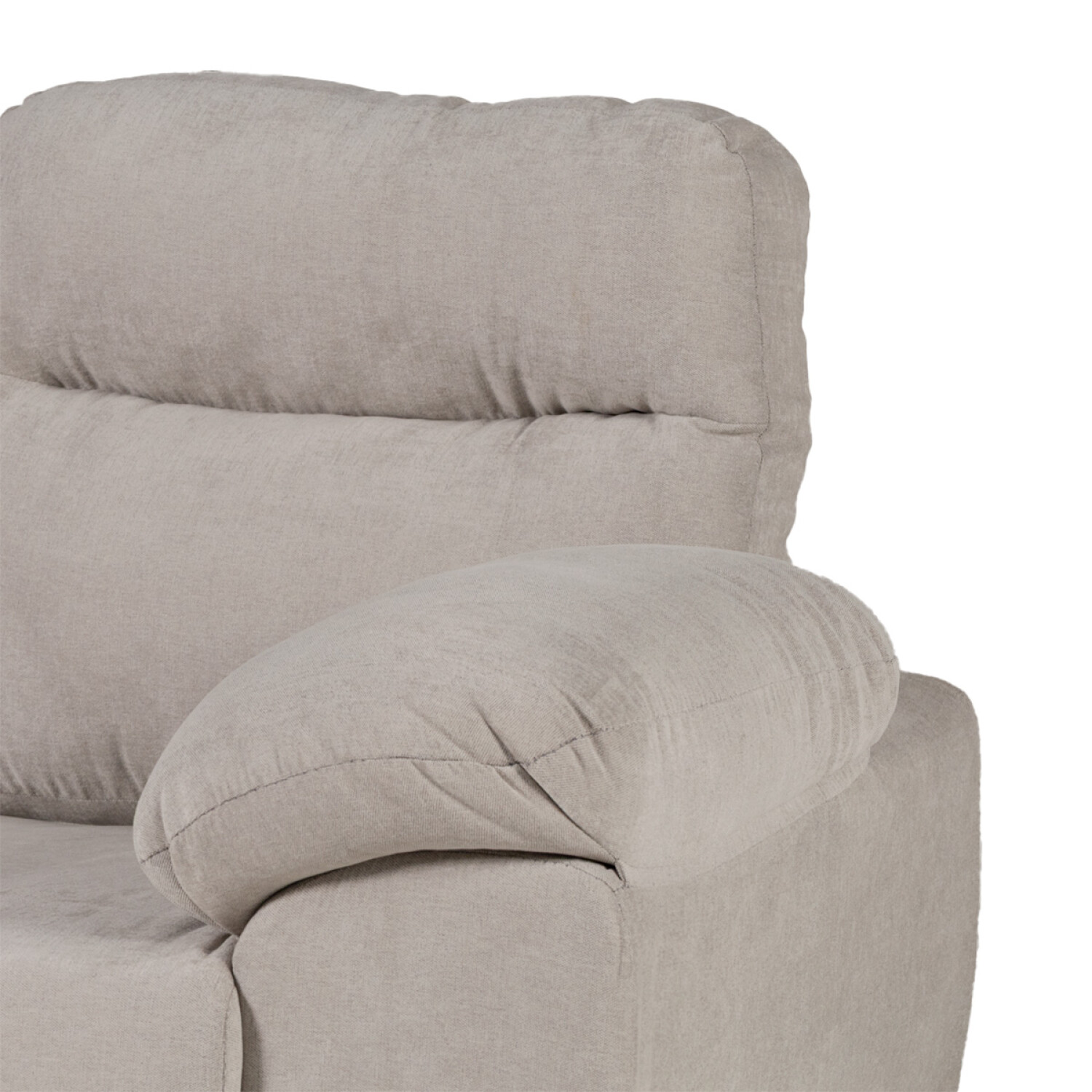 Sofá Serena (Outlet) - Tela Microfibra - 2 cuerpos - Berlin 05 (Ceniza ...