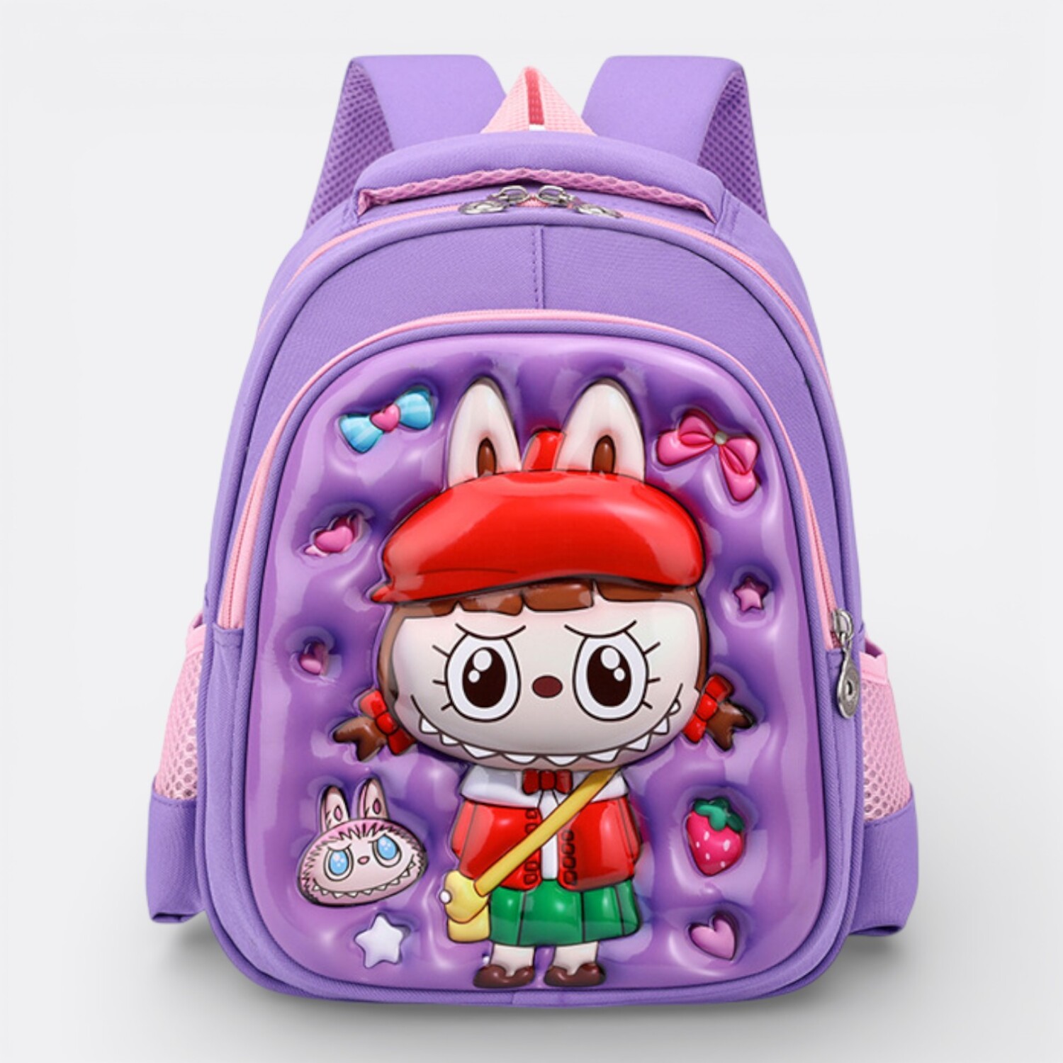 Mochila Capibara Labubu Preescolar 3d Relieve - Labubu Modelo — Que Regalo