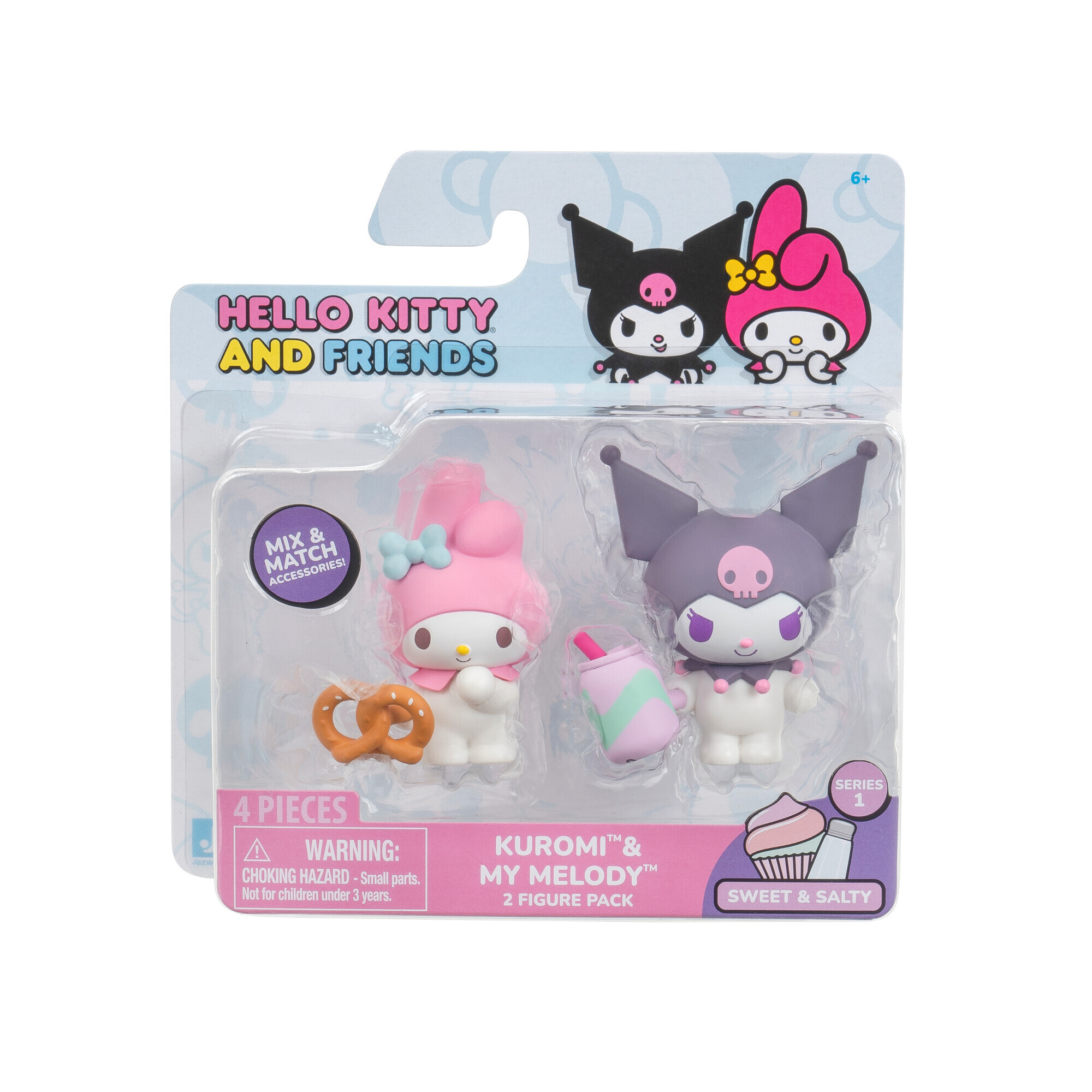 Set Figuras Hello Kitty Kuromi y My Melody — Universo Binario