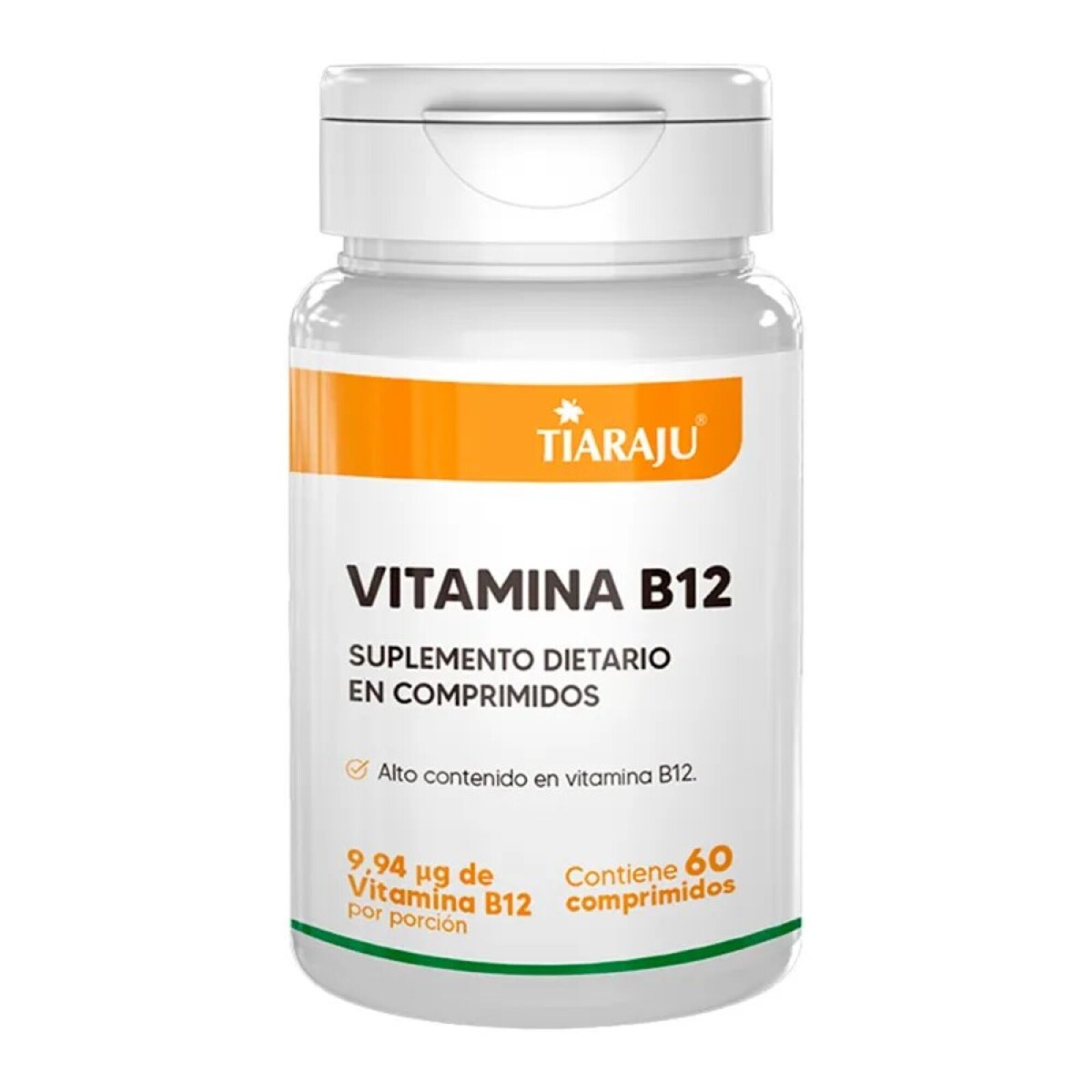 TIARAJU VITAMINA B12 FCO. X 60 COMP — Farmacenter