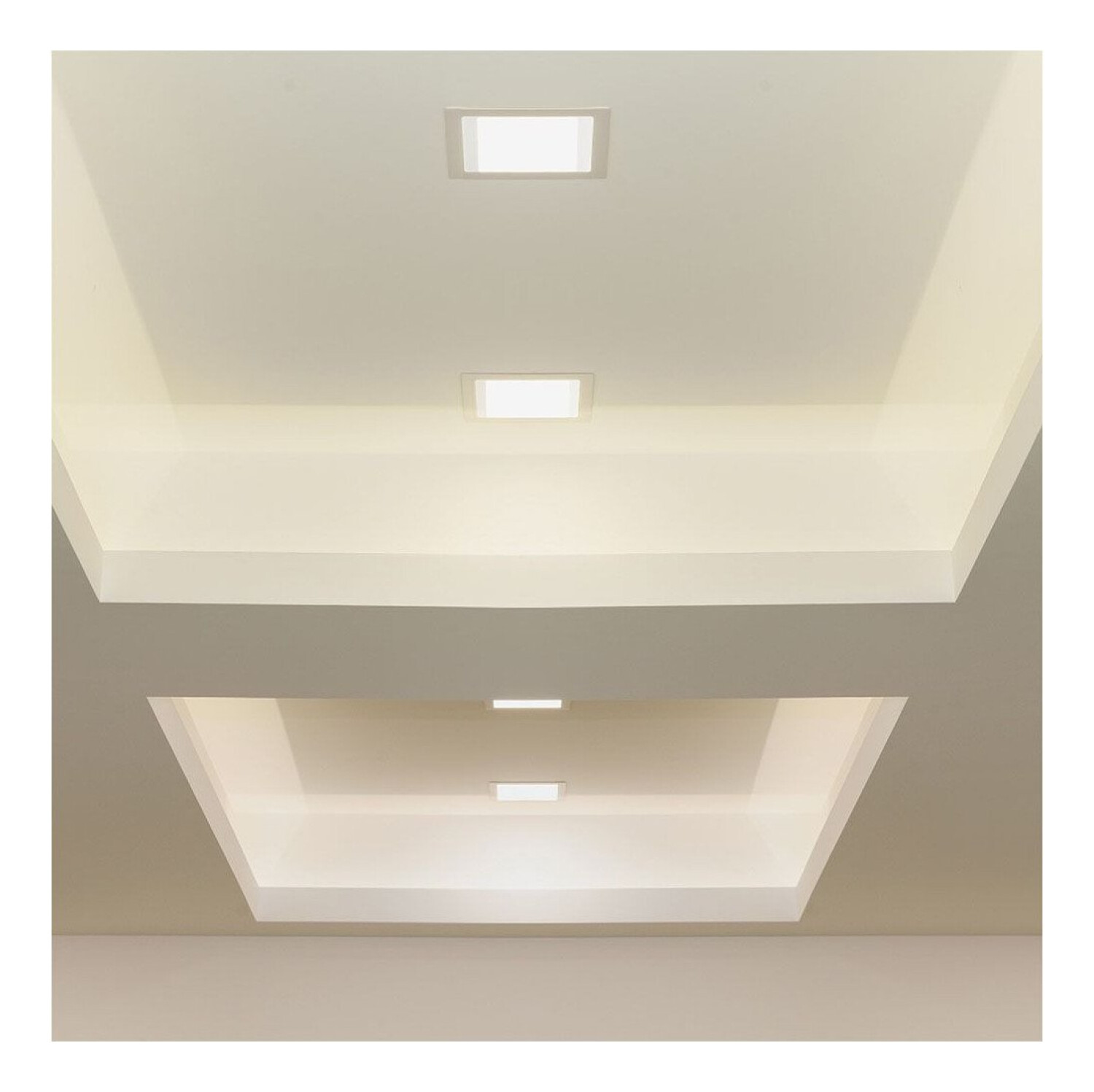 Set x4 Panel Led 30x30 24w Plafon Cuadrado Techo Luz Calida — Atrix