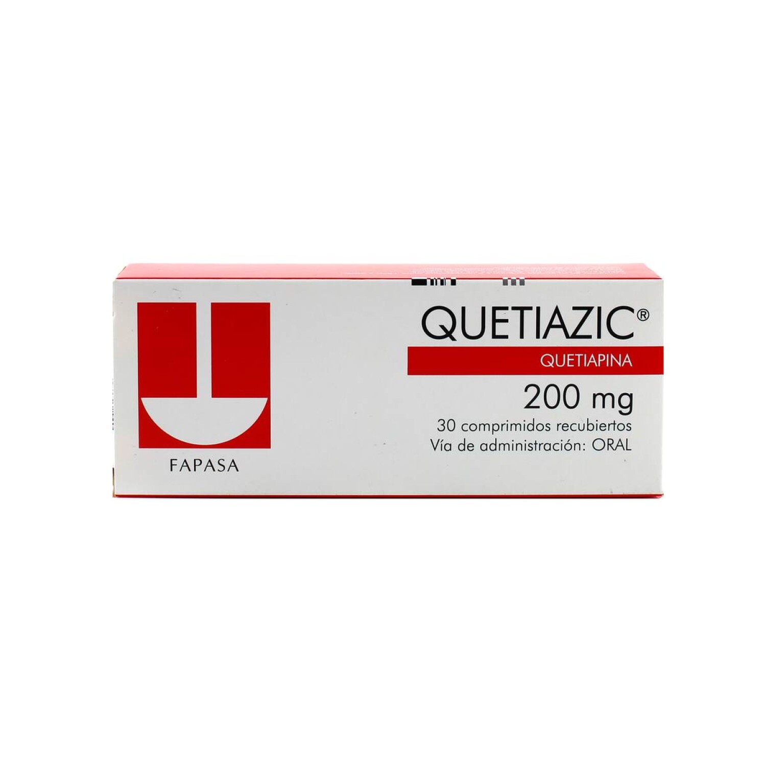 QUETIAZIC 200 MG. CJ X 30 COMP. — Farmacenter