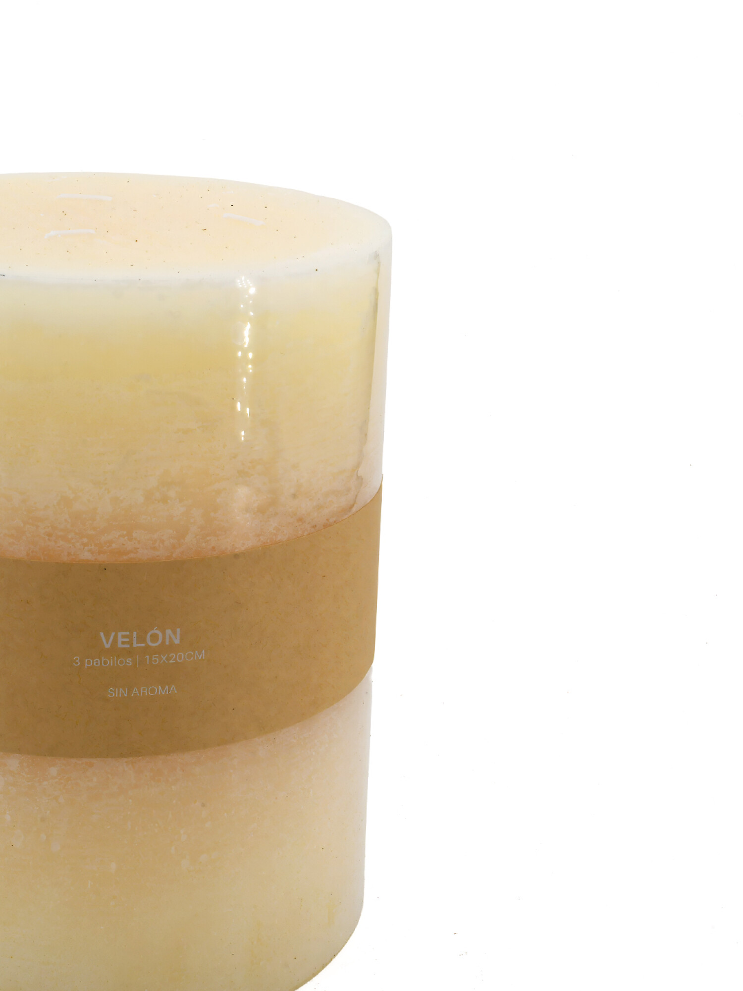 VELON CON TRES PABILOS - NATURAL — Guapa - Paprika
