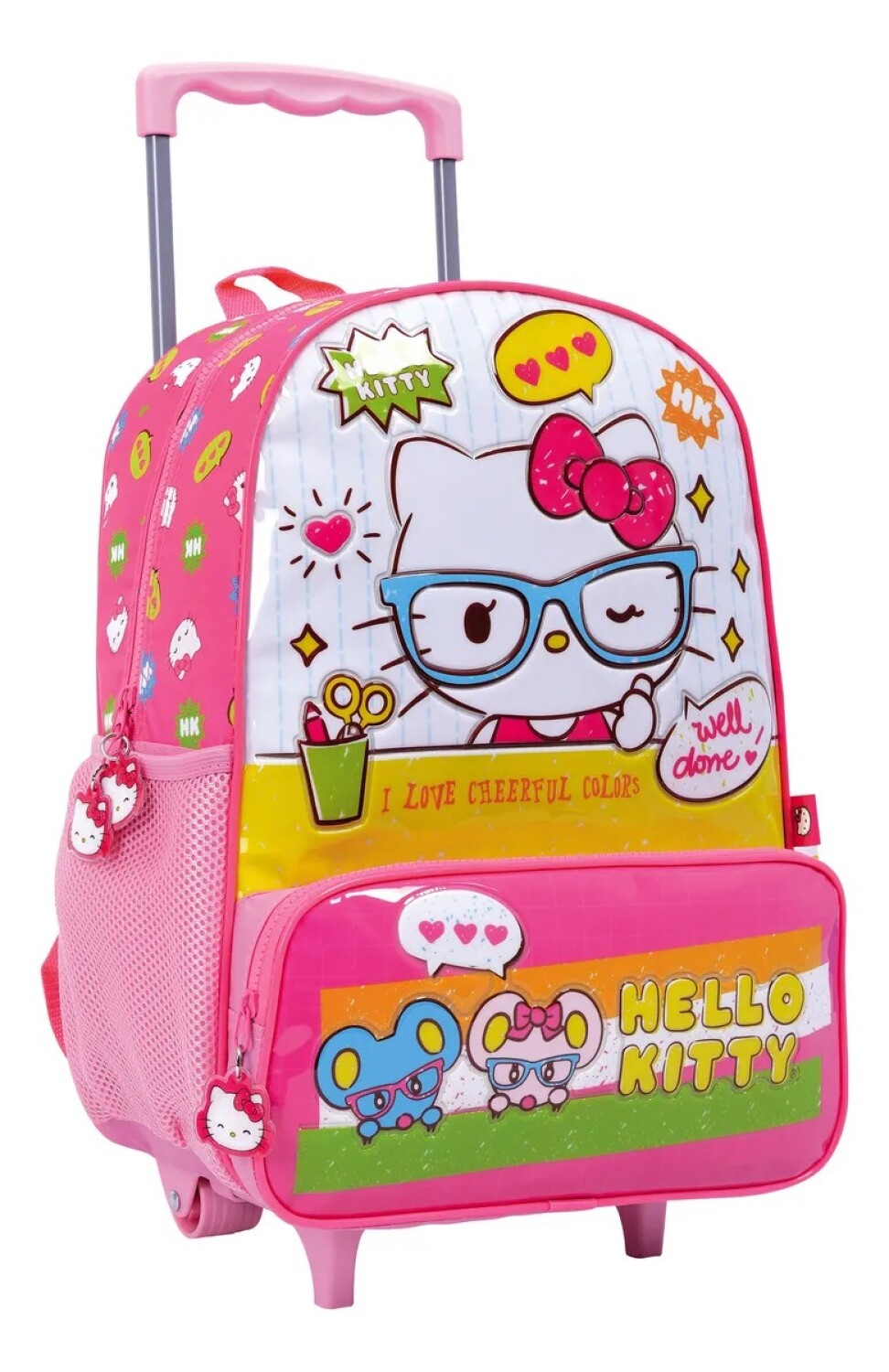 Mochila Hello Kitty Con Carro 16 Pulgadas 74303 — Juguetería Gibernau