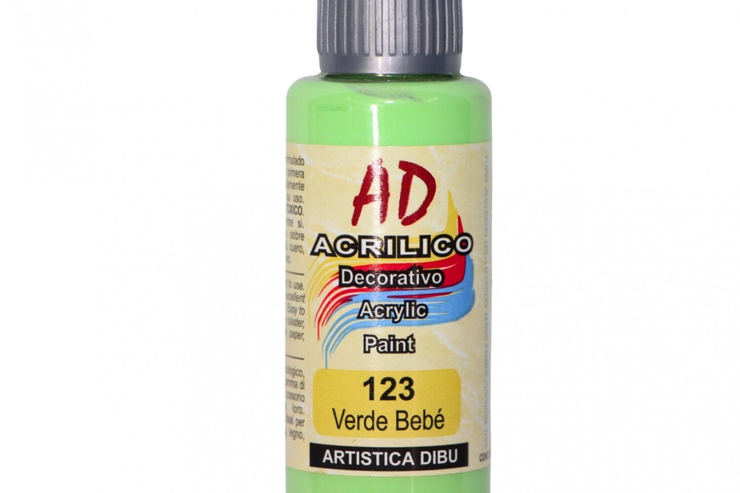 PINTURA ACRILICA ARTISTICA DIBU 60 ML. DIFERENTES COLORES - COLOR VERDE ...