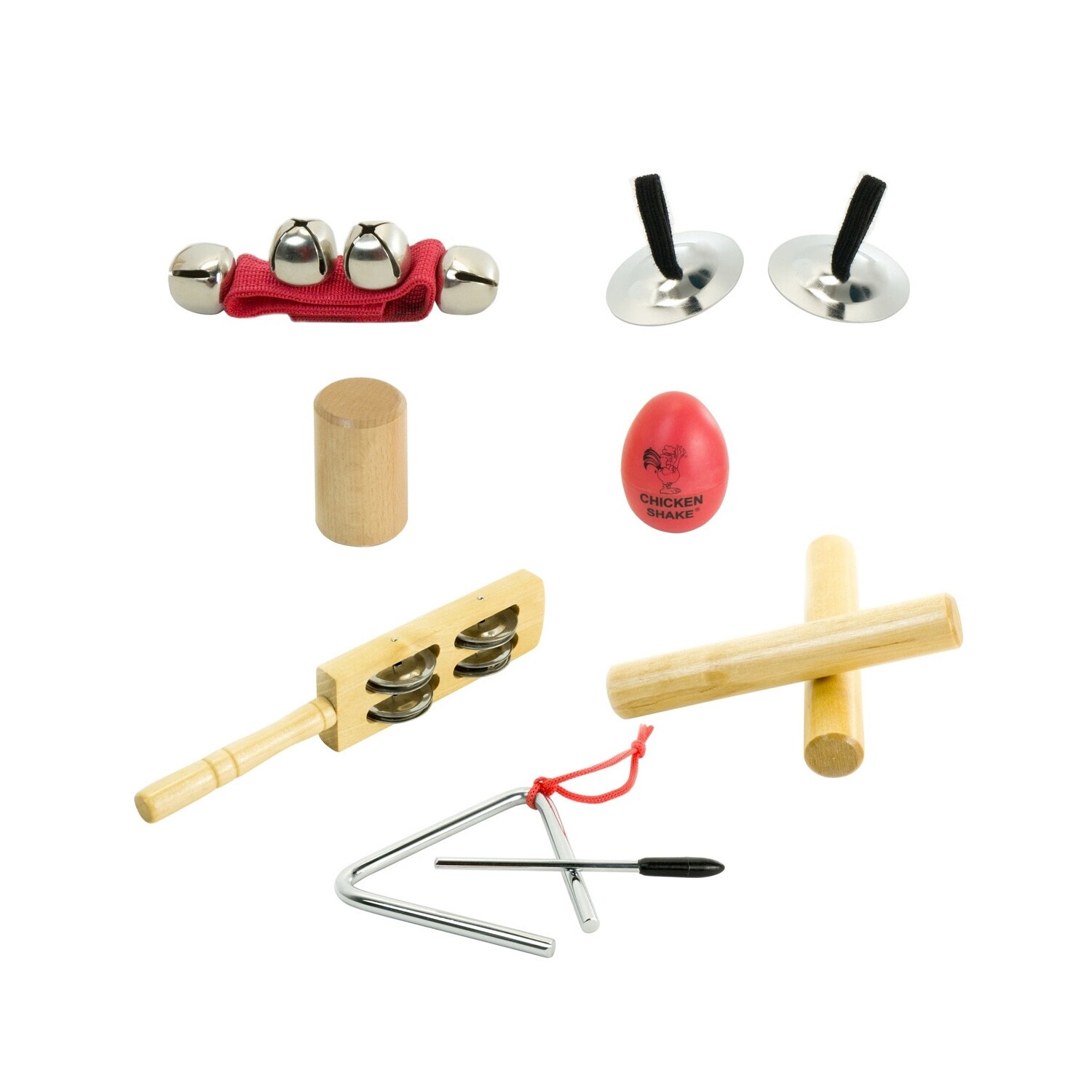 Set de percusión Memphis con 9 instrumentos y estuche — Electroventas