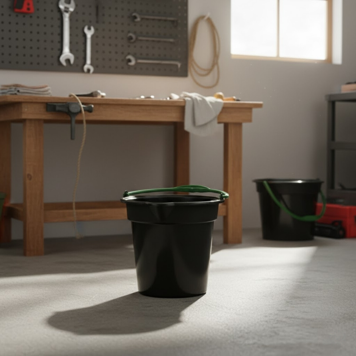 Balde 8 lts - NEGRO — Garage Impo