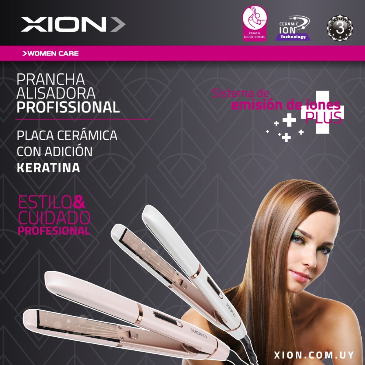 planchita de pelo profesional xion XI-IONIC — Joacamar