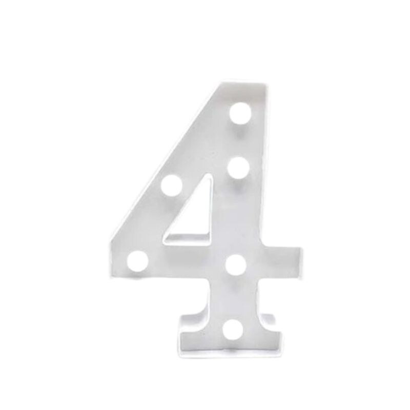 Número Blanco 22cm - 4 — Casa Fessta