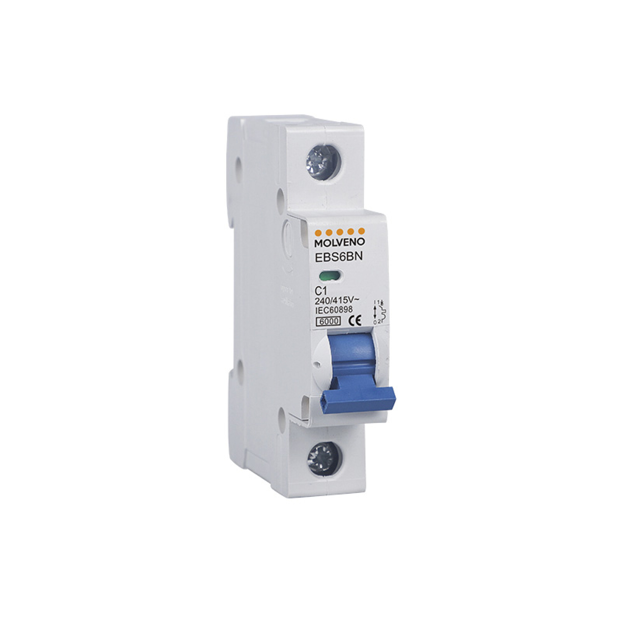 Interruptor Termomagnético 10A Tipo C 2P — Serlux