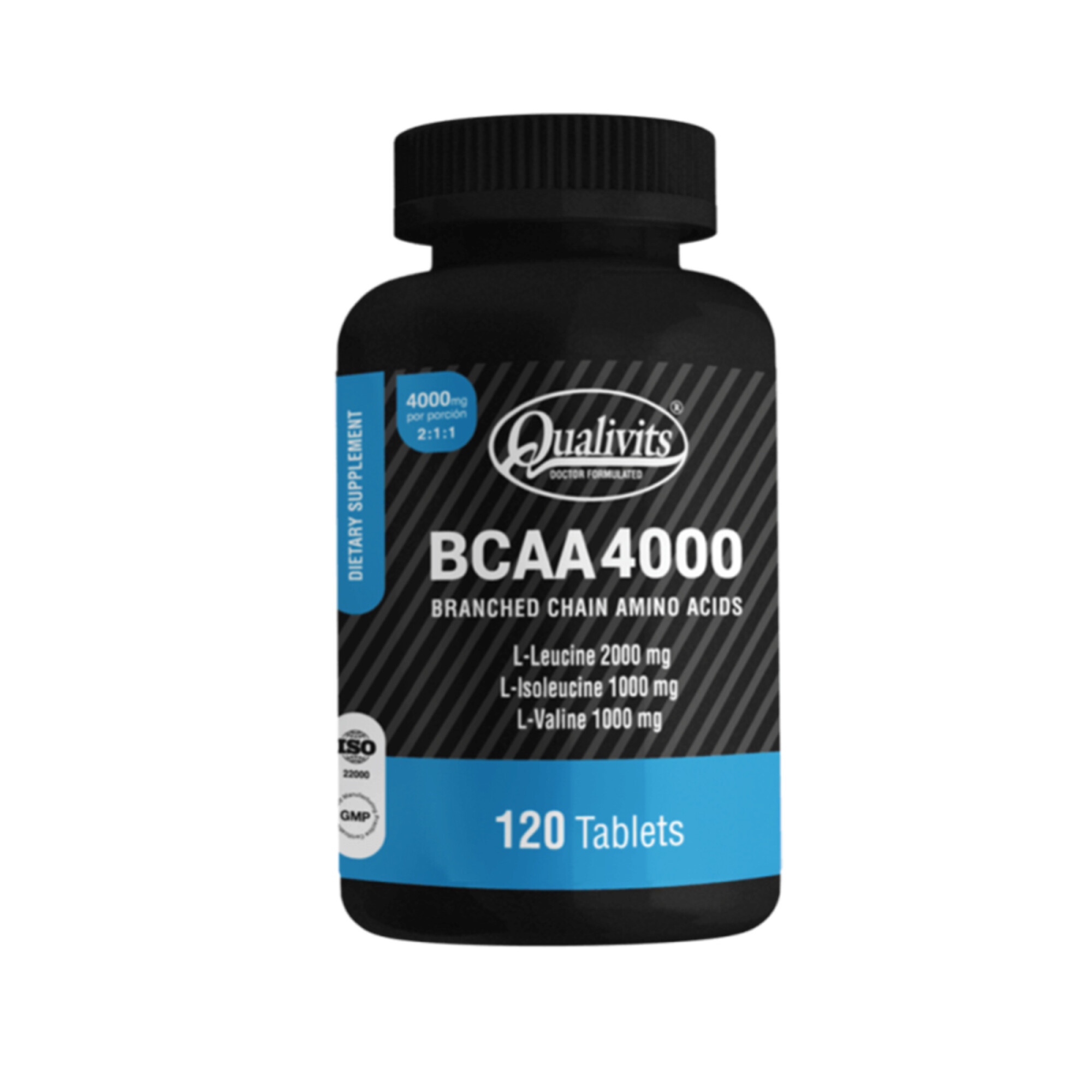 BCAA 4000 120tabs Qualivits — Wikimúsculos
