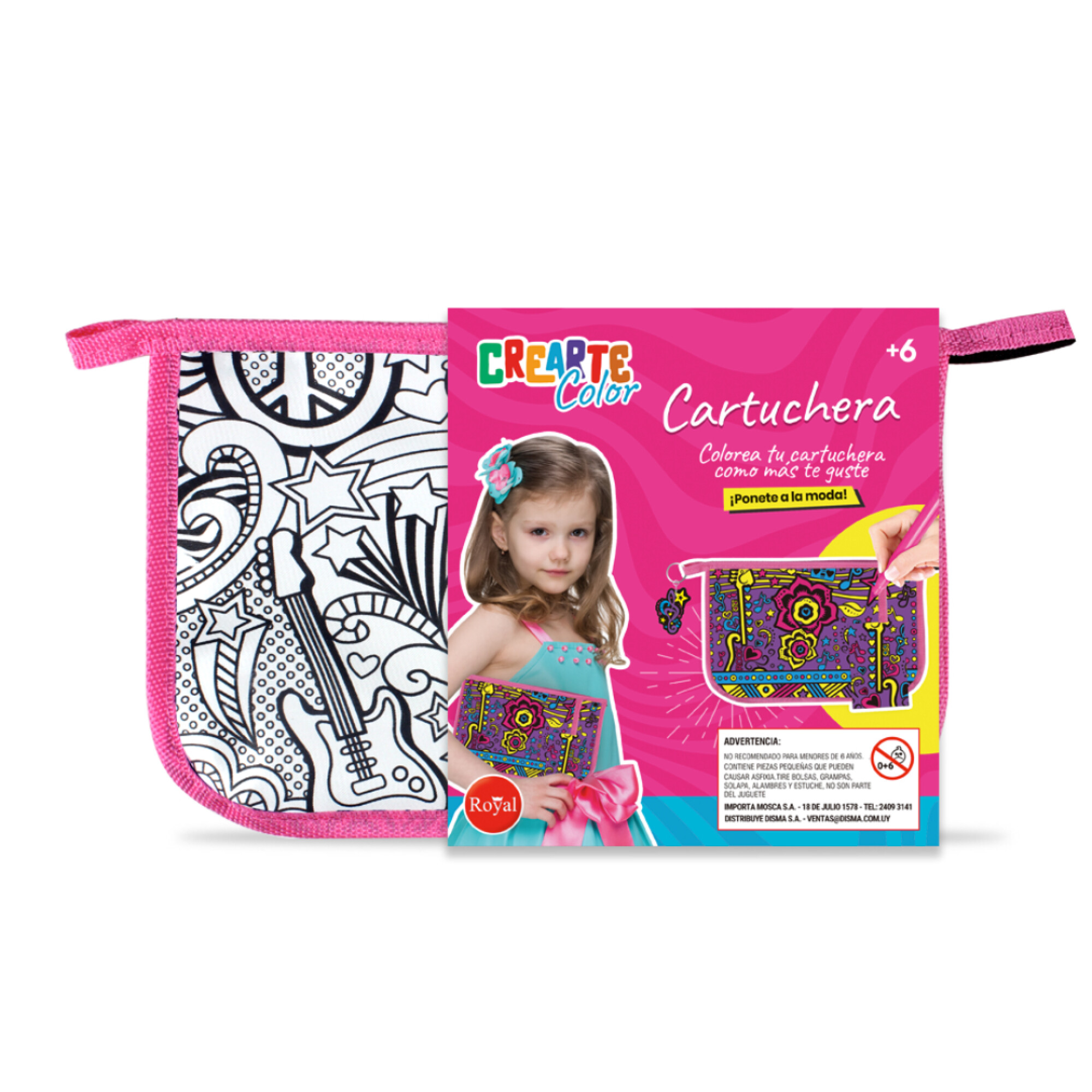Cartuchera para Colorear Crearte Color — Universo Binario