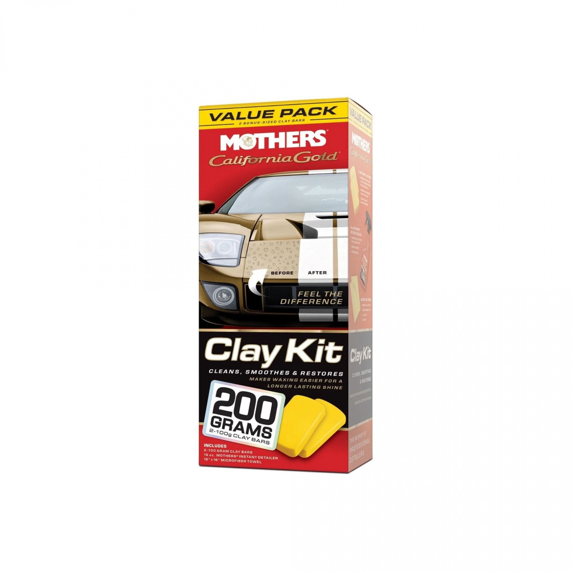 Mothers California Gold Clay Bar Kit — Rolling