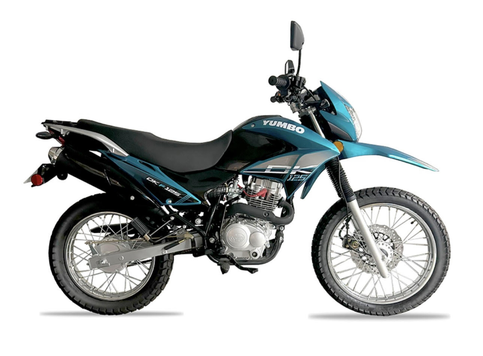 MOTO YUMBO DK125 F - CELESTE — El Honguito Hogar