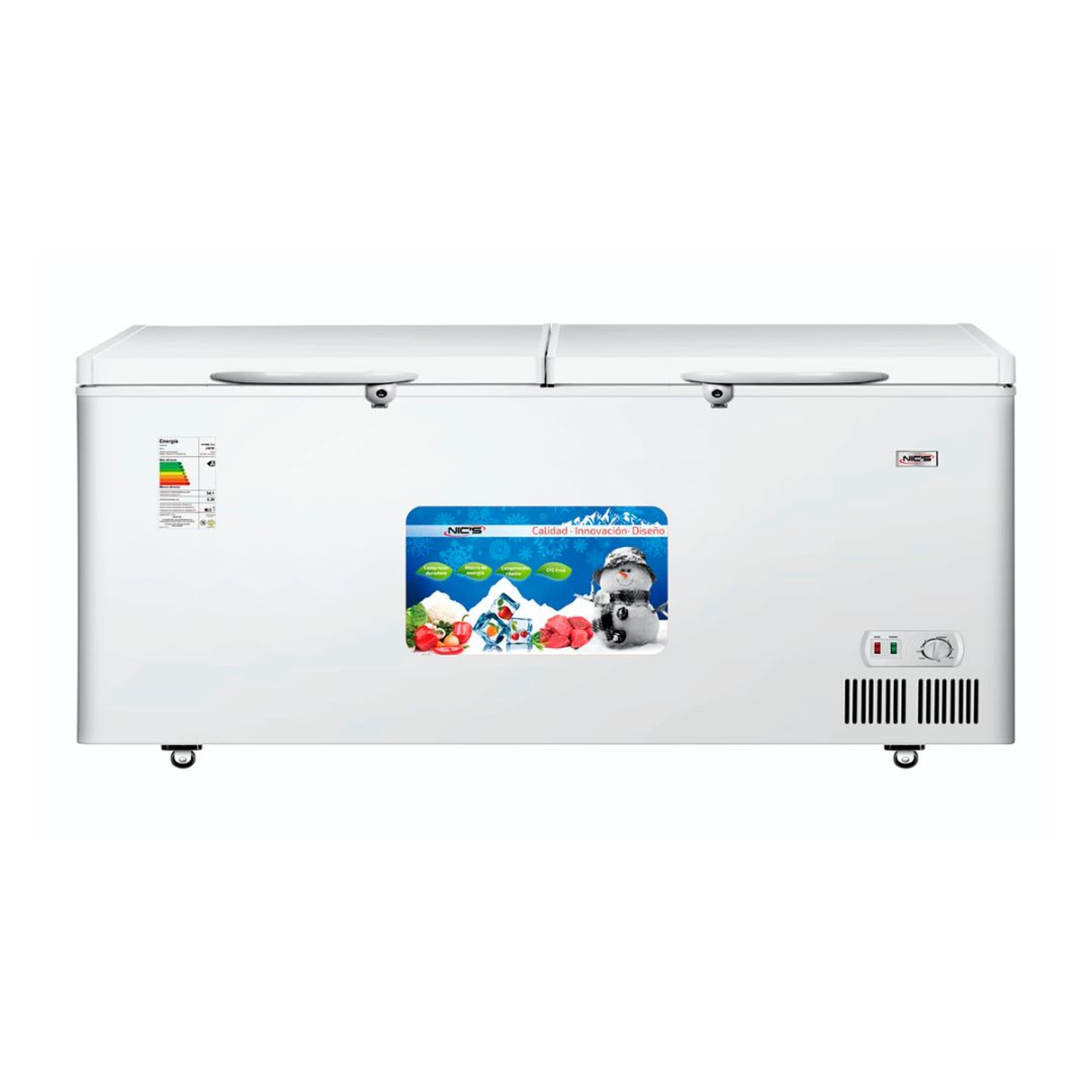 Freezer Horizontal Nic´s 608 Lts — Brillante