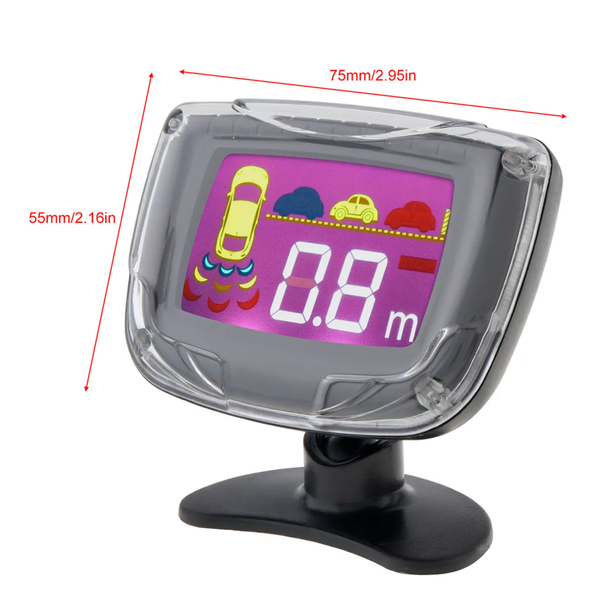 SEGURIDAD VIAL - SENSOR ESTACIONAMIENTO C/PANTALLA DIGITAL WESTON — Cymaco
