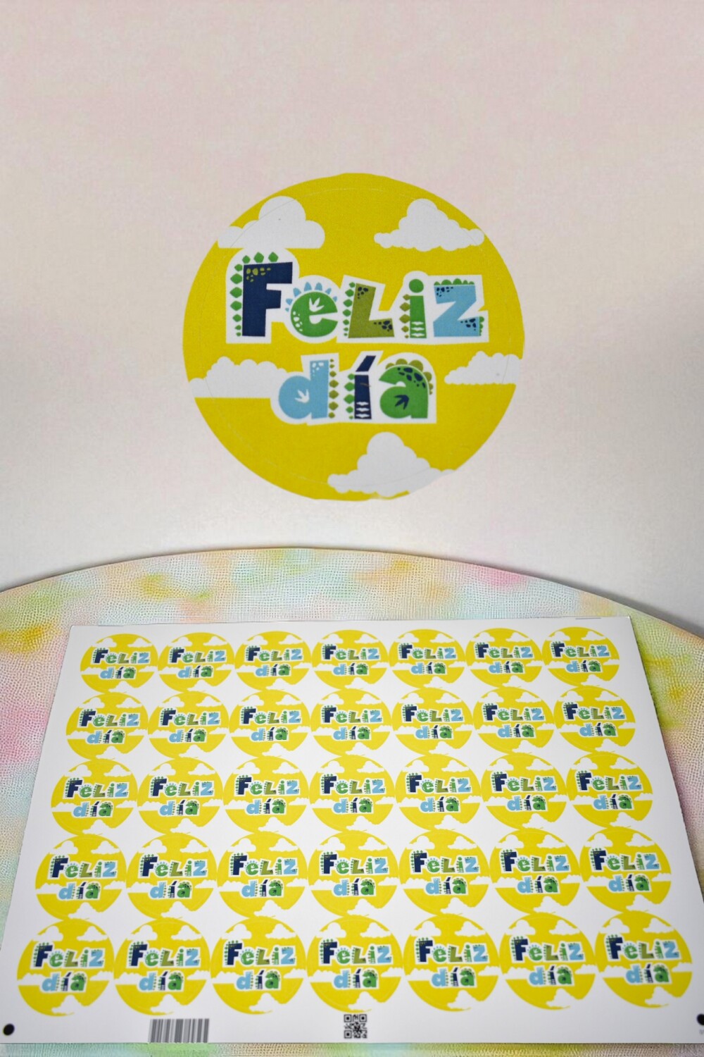 Stickers feliz dia plancha - DISEÑO 7 — PaperPack