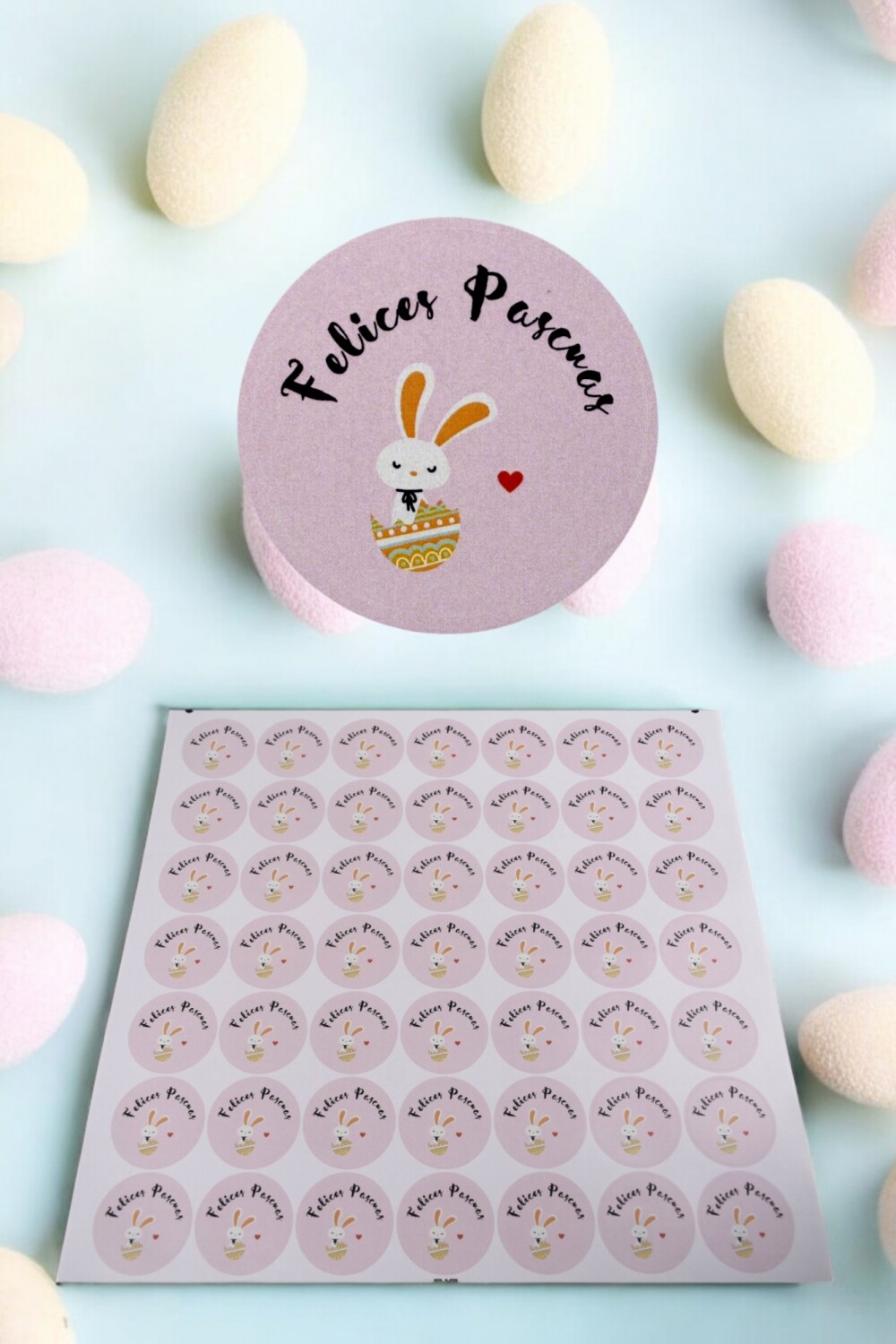 Stickers pascua plancha - DISEÑO 5 — PaperPack