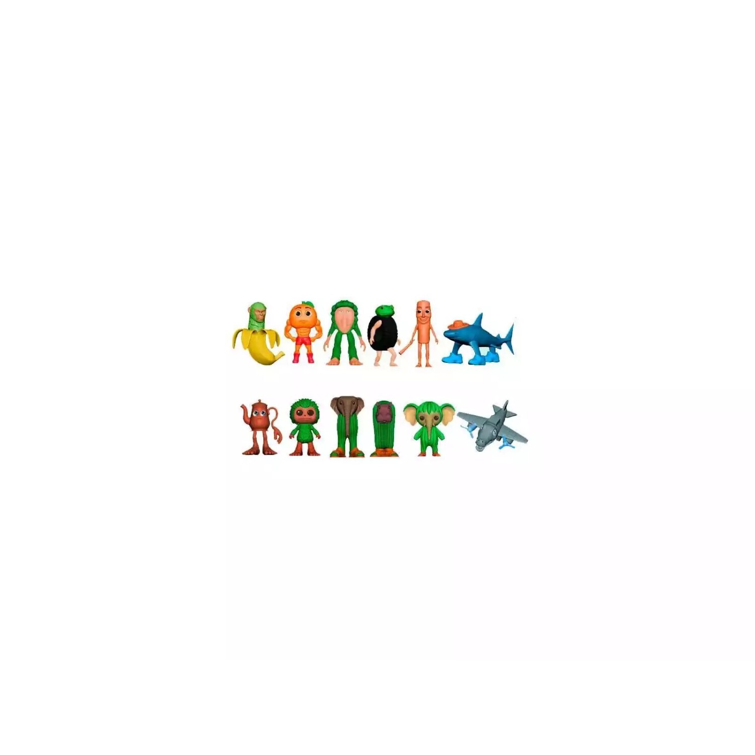 Figura Llavero Sorpresa Brain Rot en Sobre con 3 Cartas — Universo Binario