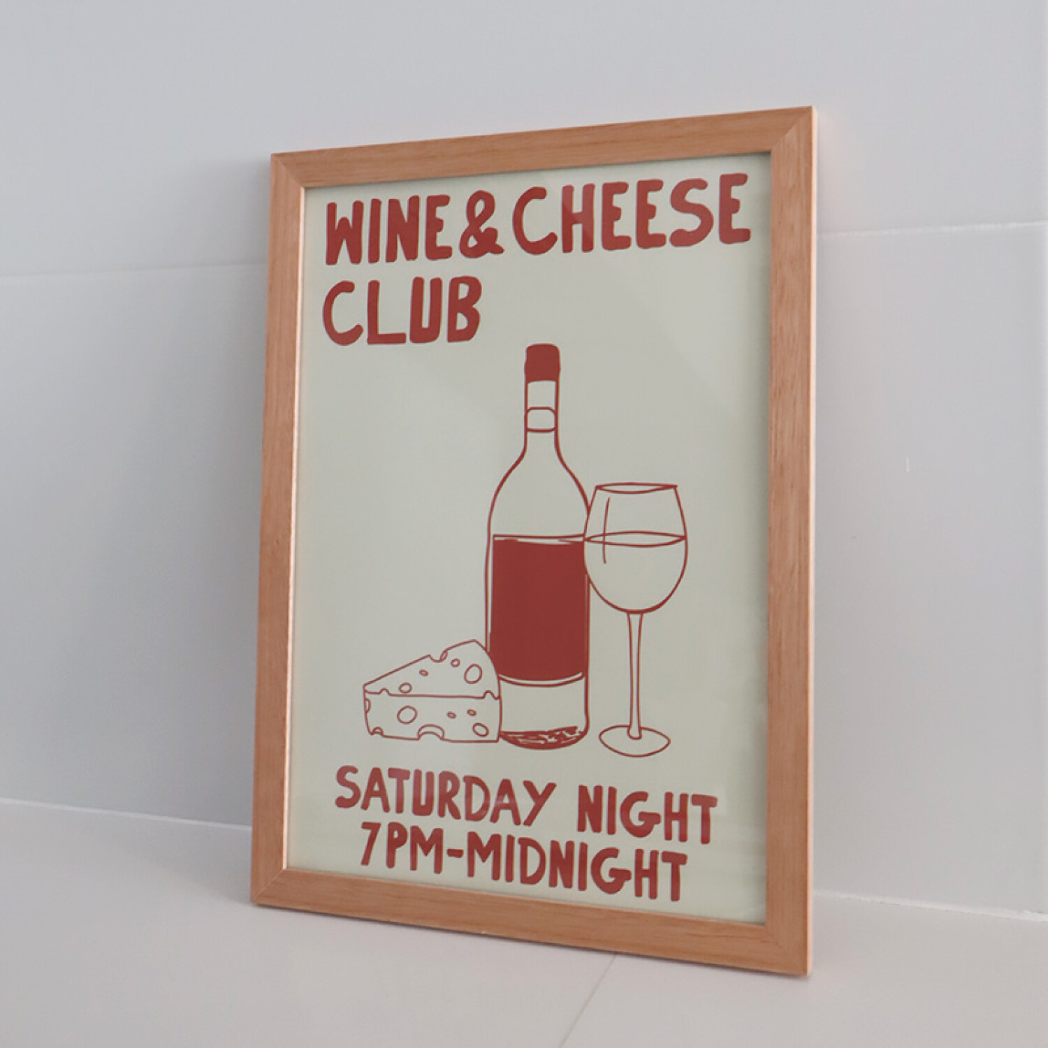 Cuadro Cocina Chico - Wine — Organiza Simple