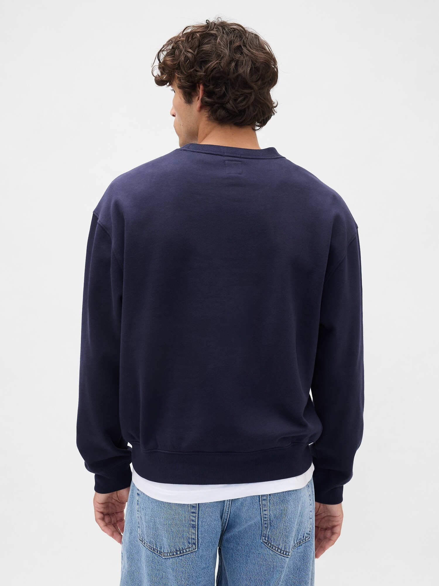 Buzo Deportivo Logo Gap Hombre - New Navy — GAP Uruguay
