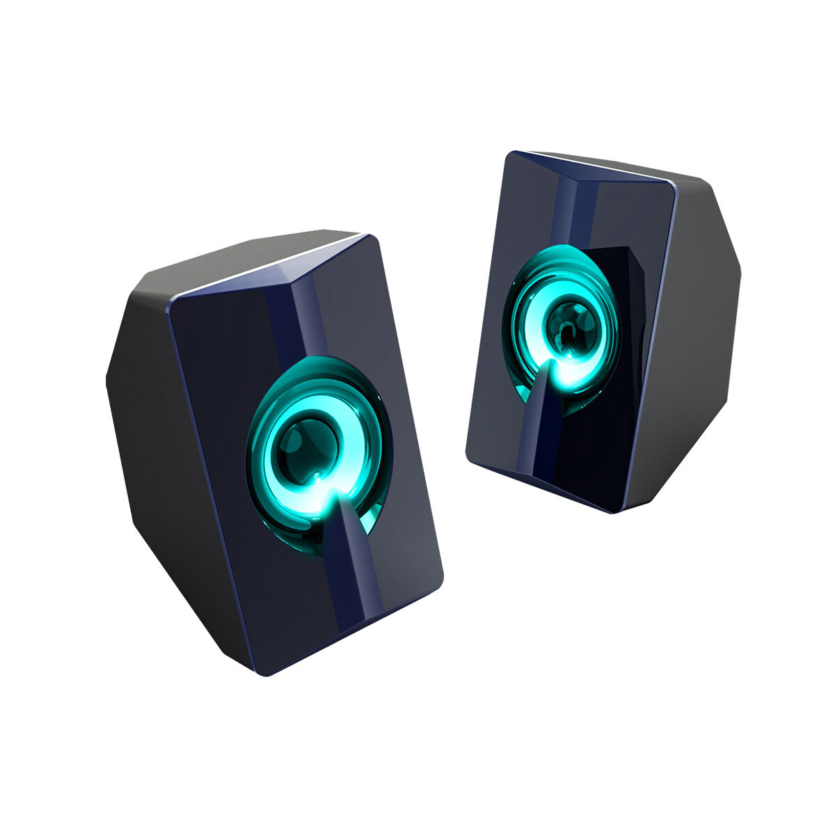 PARLANTES COMPUTADORA TWOLF - S5 - NEGRO — Woofer