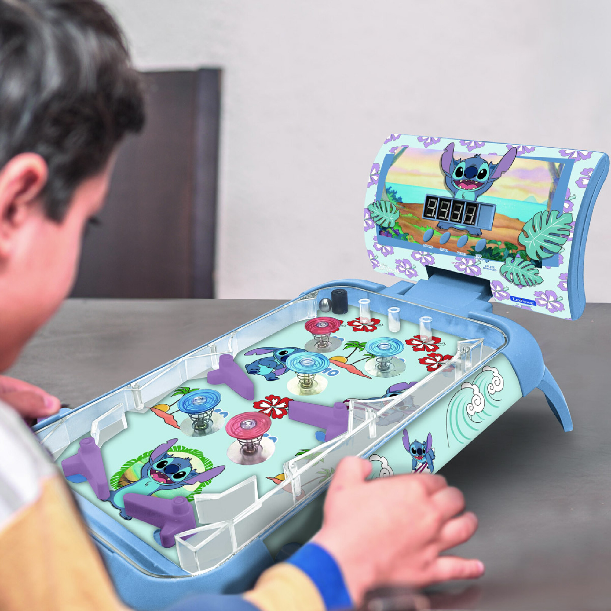 Pinball de Mesa Electrónico Lexibook - Stitch — Cartoons