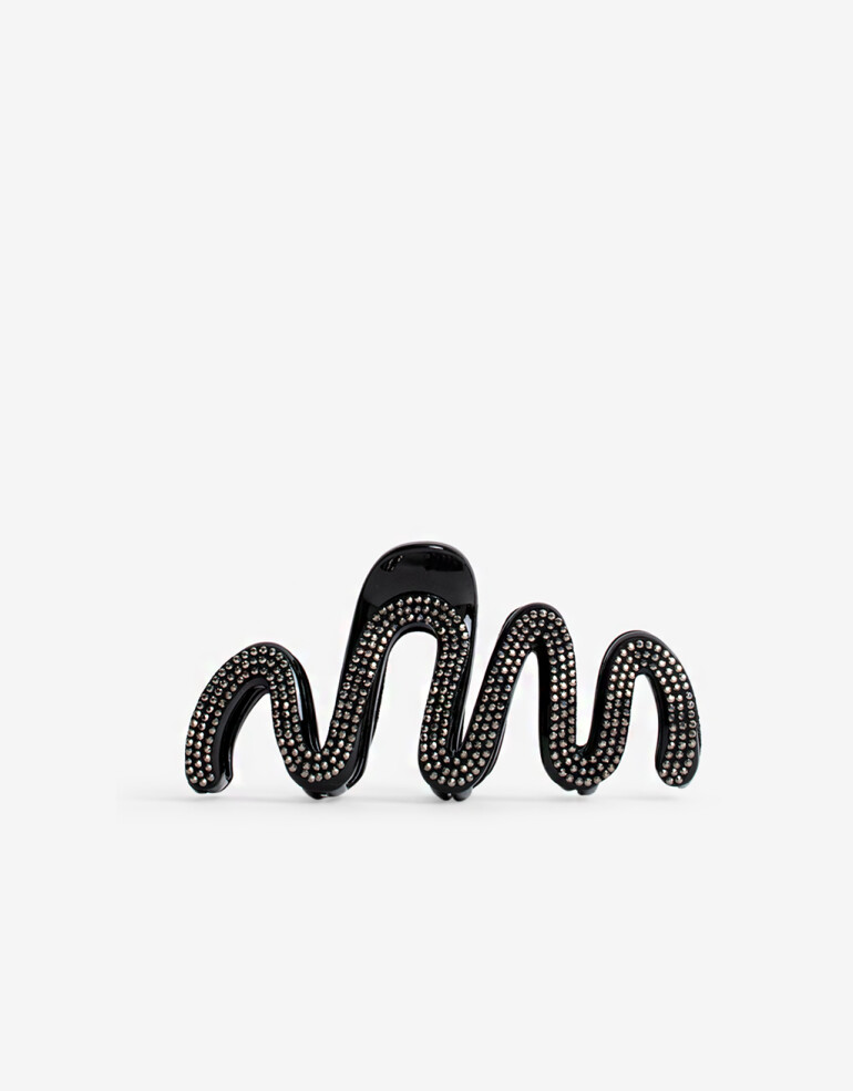 Broche Wavy Metálico — Isadora