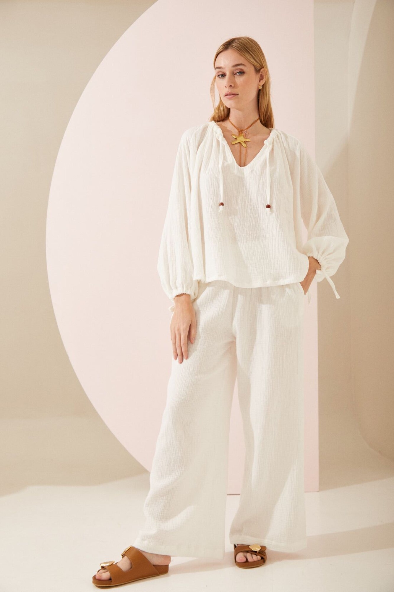 PANTALON BREEZE - BLANCO — Maura Store