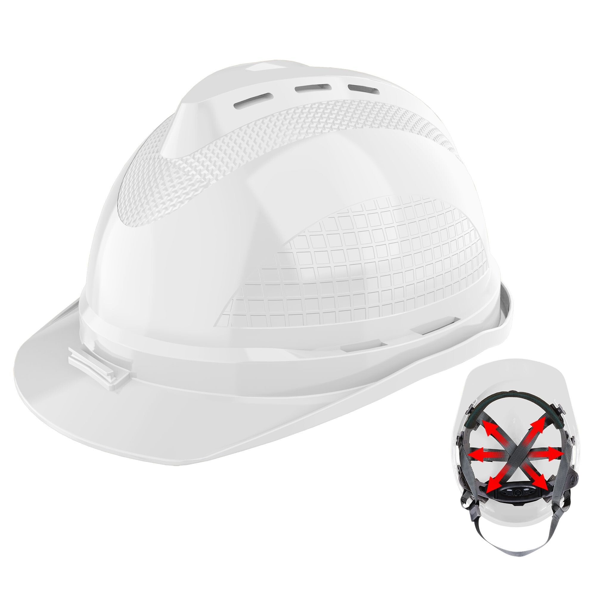 Casco De Seguridad Blanco — Herramientas Total