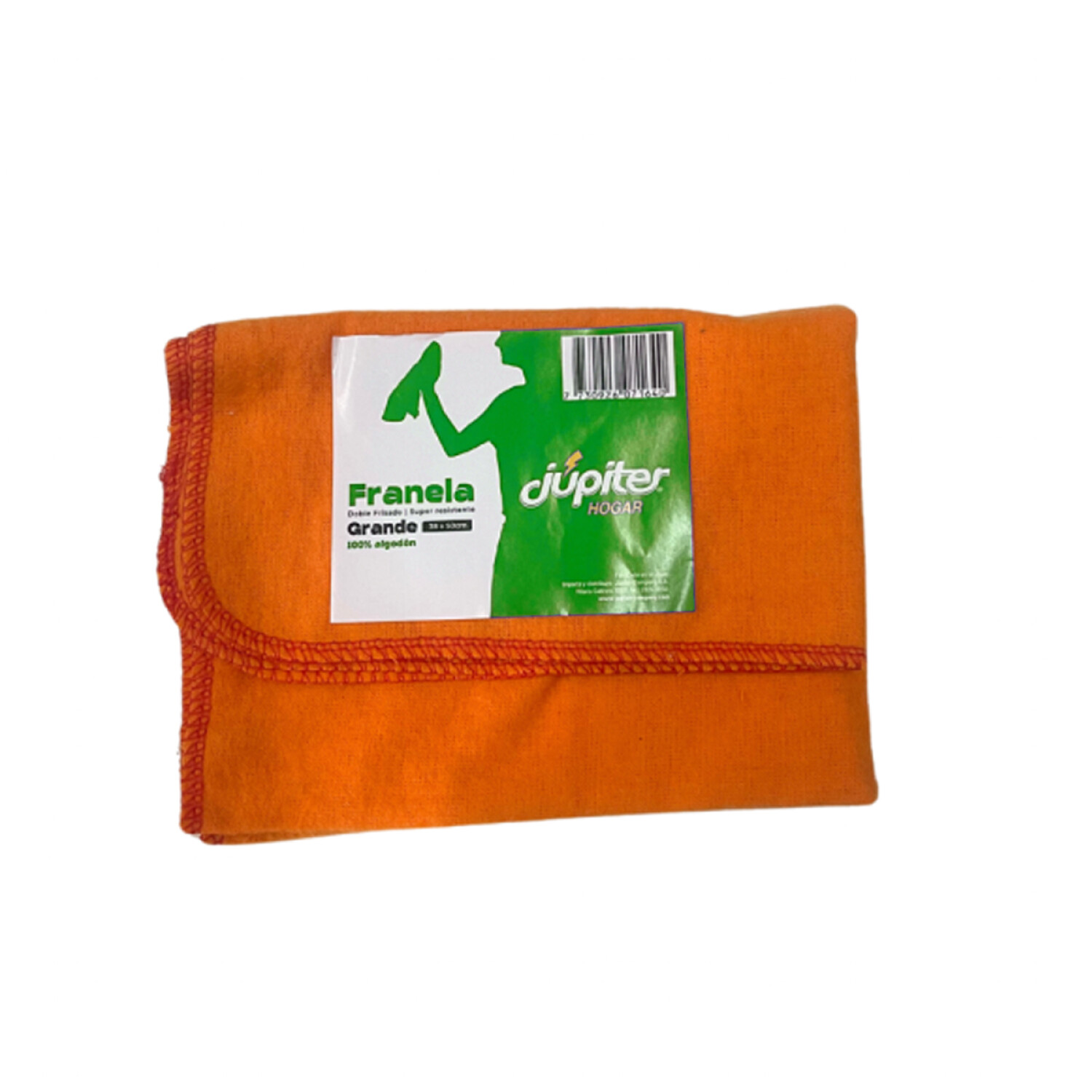 Franela mediana 38x35cm - NARANJA — Garage Impo