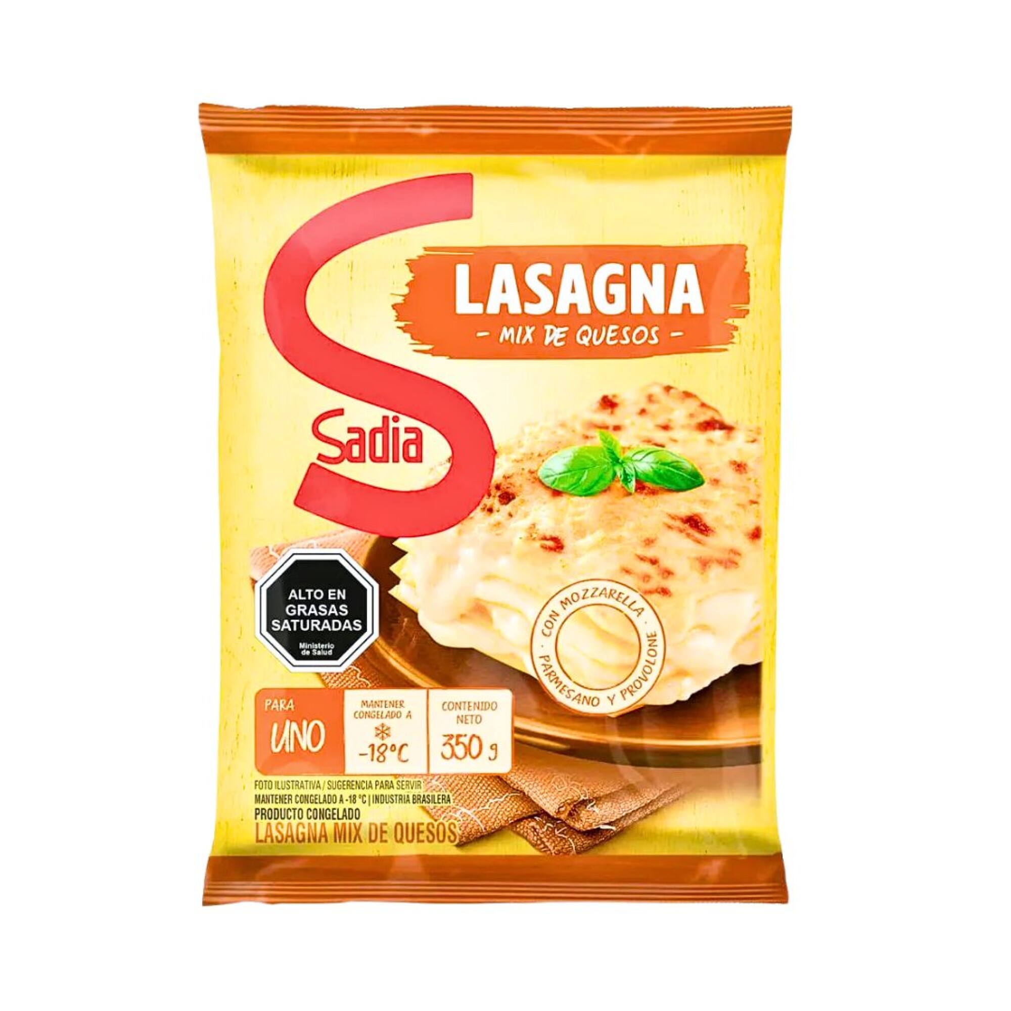 Lasagna mix de Quesos Sadia - 600 g — CONGELADOS.COM.UY