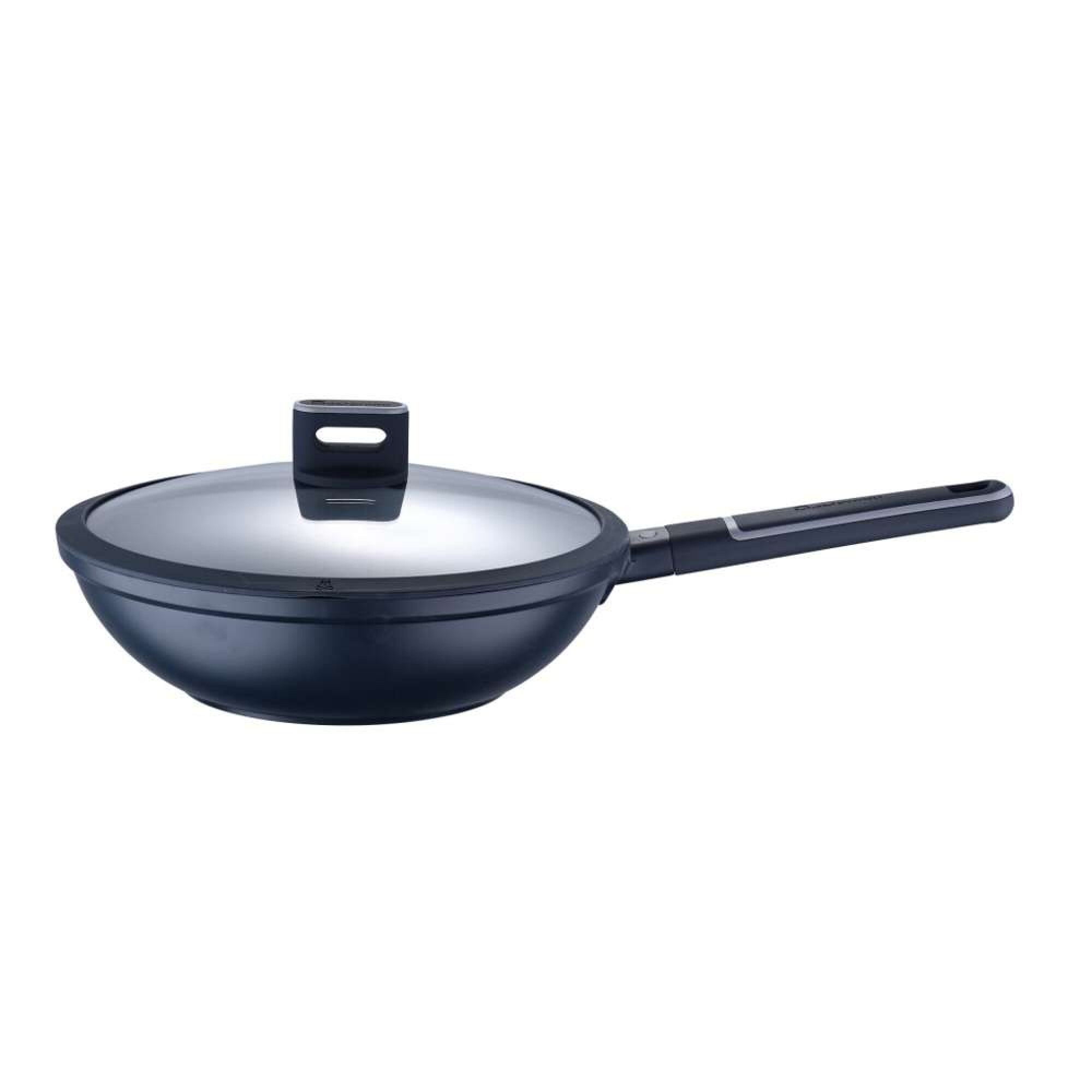 Wok 28X8Cm Indigo Mp - Aluminio Fundido C/Tapa — Tienda Soy Santander