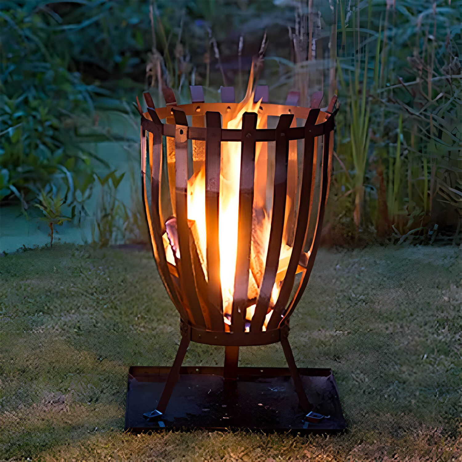 Fogón Quemador Hierro Brasero Portable C/base Camping — El Rey del ...