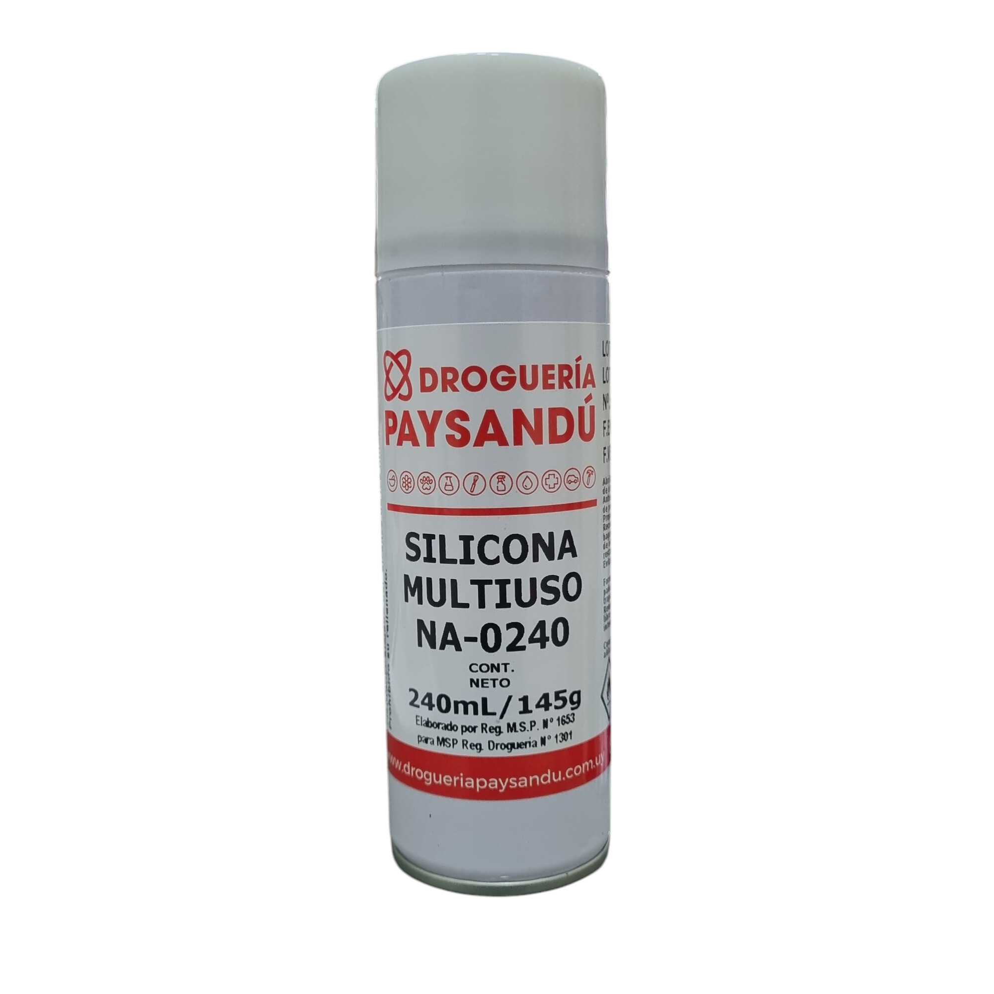 Silicona multiuso en aerosol 240ml — Droguería Paysandú