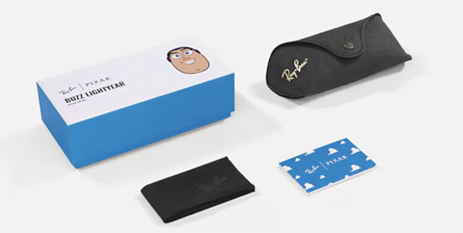 RayBan Junior Sol - Negro y Verde Buzz Lightyear — Optica Americana