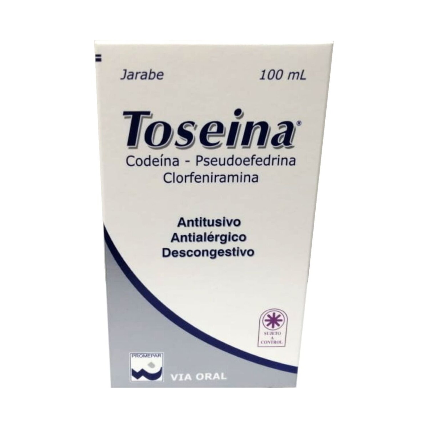 TOSEINA 10 MG. JBE. FR. X 100 ML. — Farmacenter
