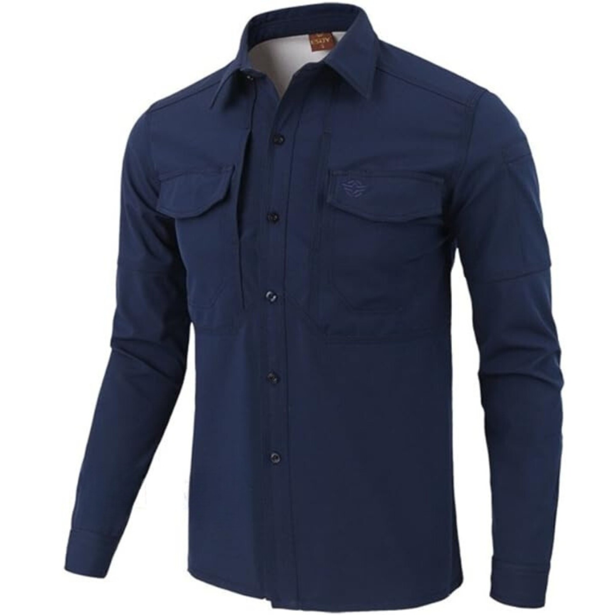 Camisa táctica con interior afelpado - Azul — Aventureros