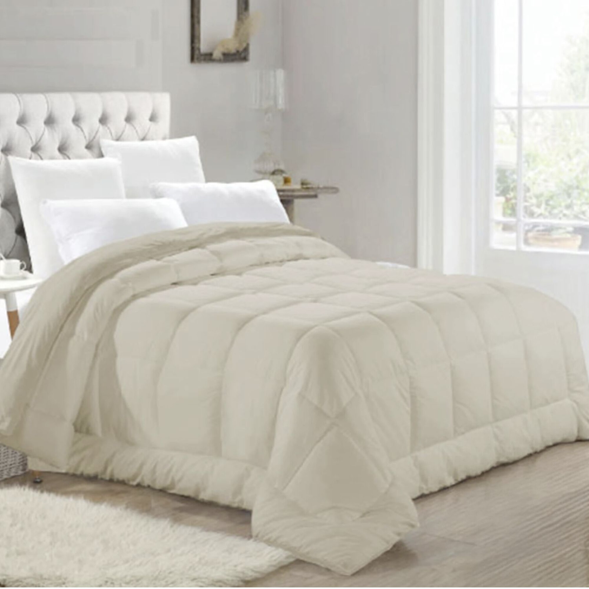 Acolchado 2 Plazas Richmond Plus - Beige — Electroventas