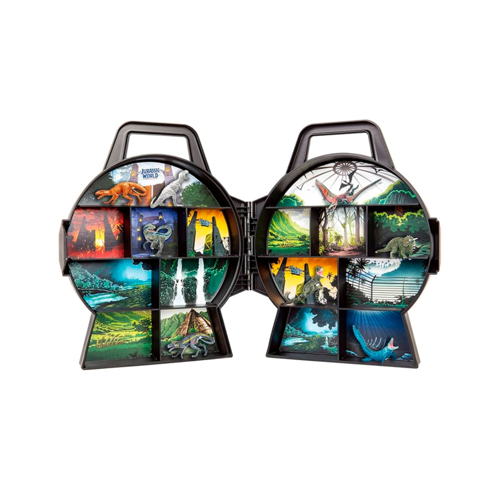 Jurassic World Colector Case +1 Dino Exclusivo — Que Regalo
