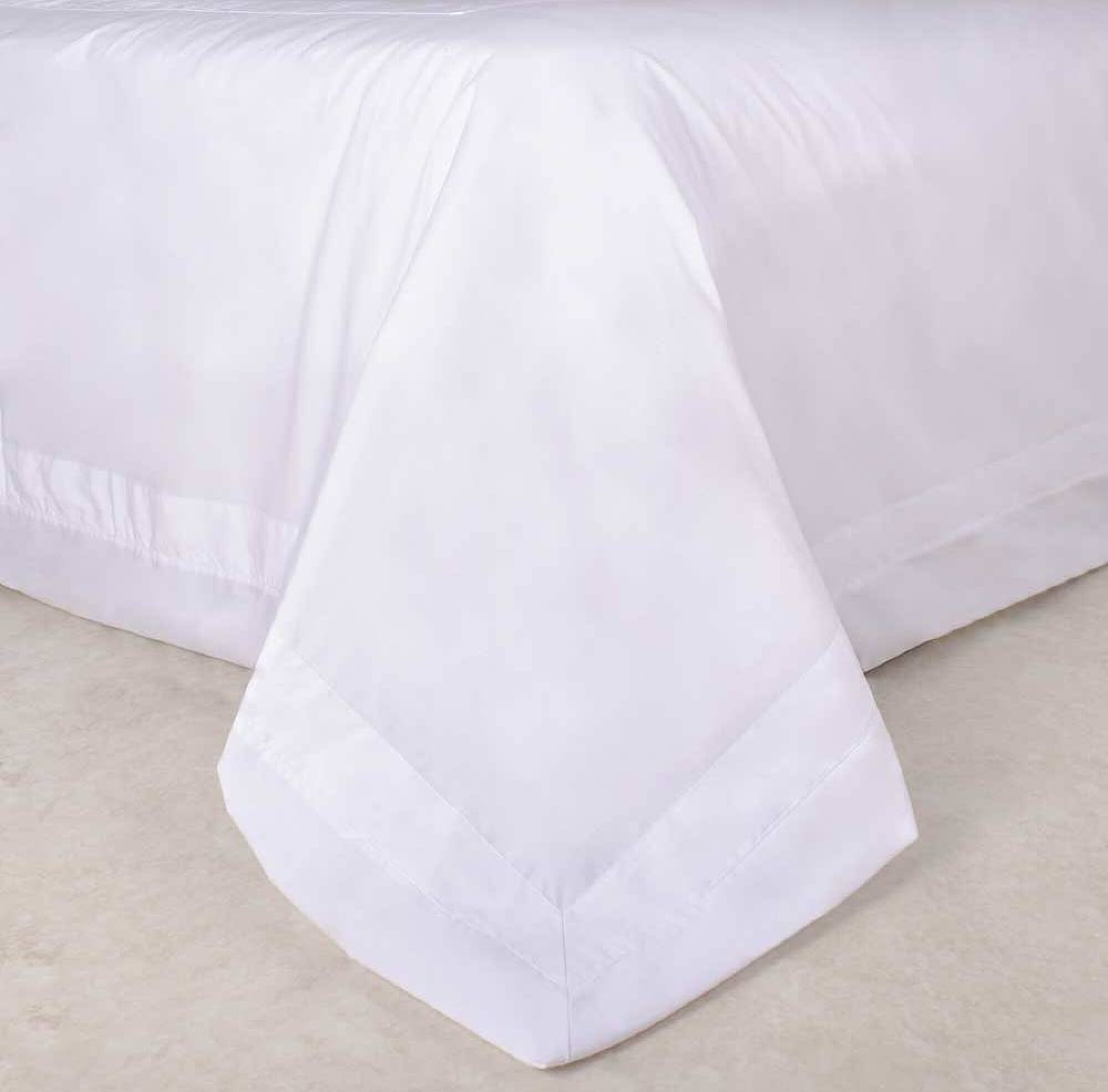Duvet Cover Blanco Con Vivo Blanco - 250 x 240 cm — Manufactura Pilar