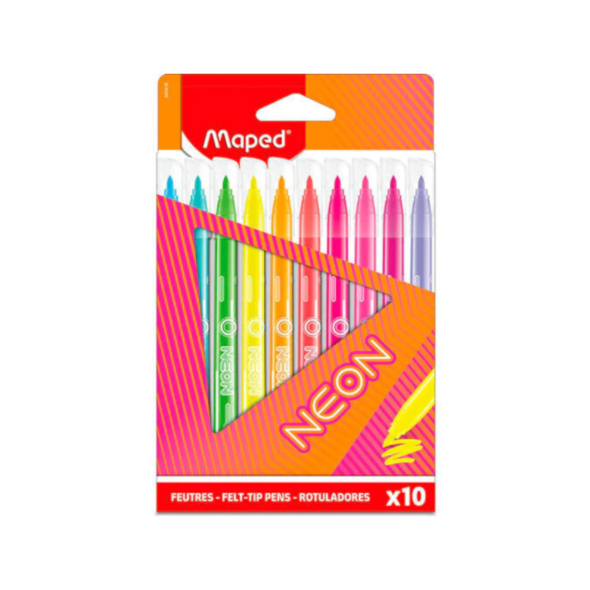 Marcadores Neon x 10 - Maped — Infantozzi