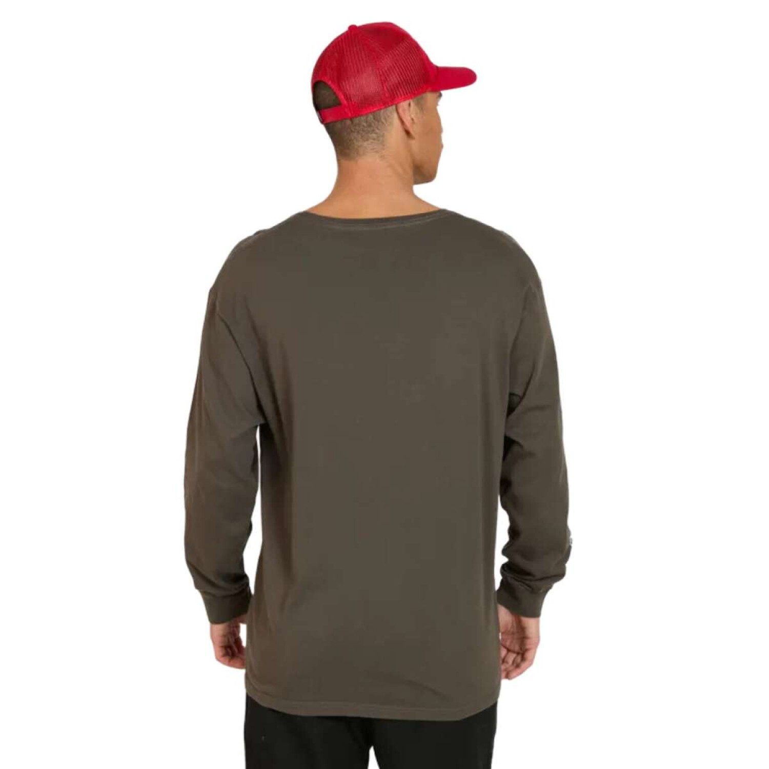 Remera Volcom Shadow Line - Gris Oscuro — Tienda Soy Santander