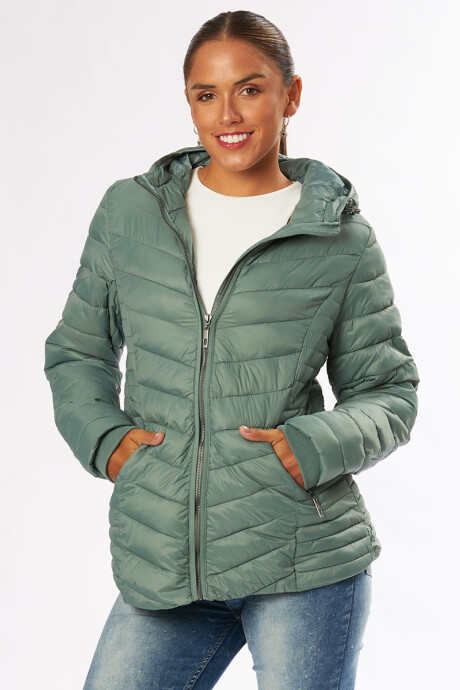 CAMPERA JANE - Verde — Superoutlet