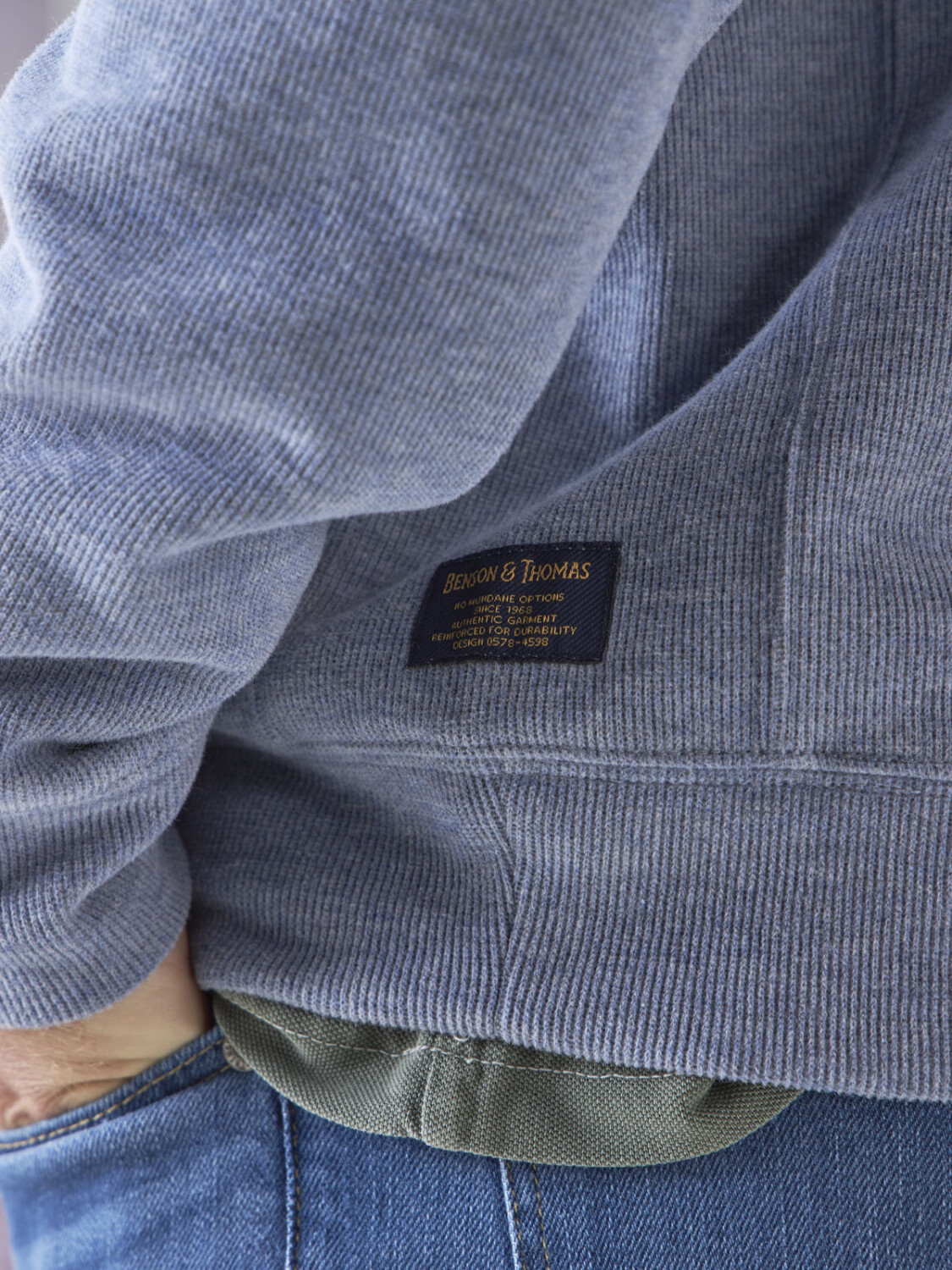 FLEECE BASTIA - AZUL PIEDRA — Benson & Thomas