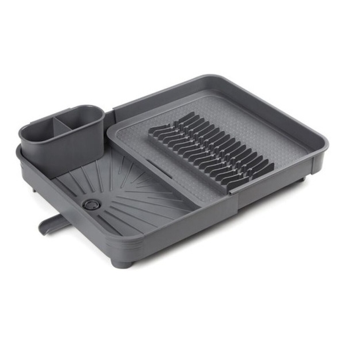 Escurridor para platos Rayen de 1 nivel extensible y con cubiertero ...