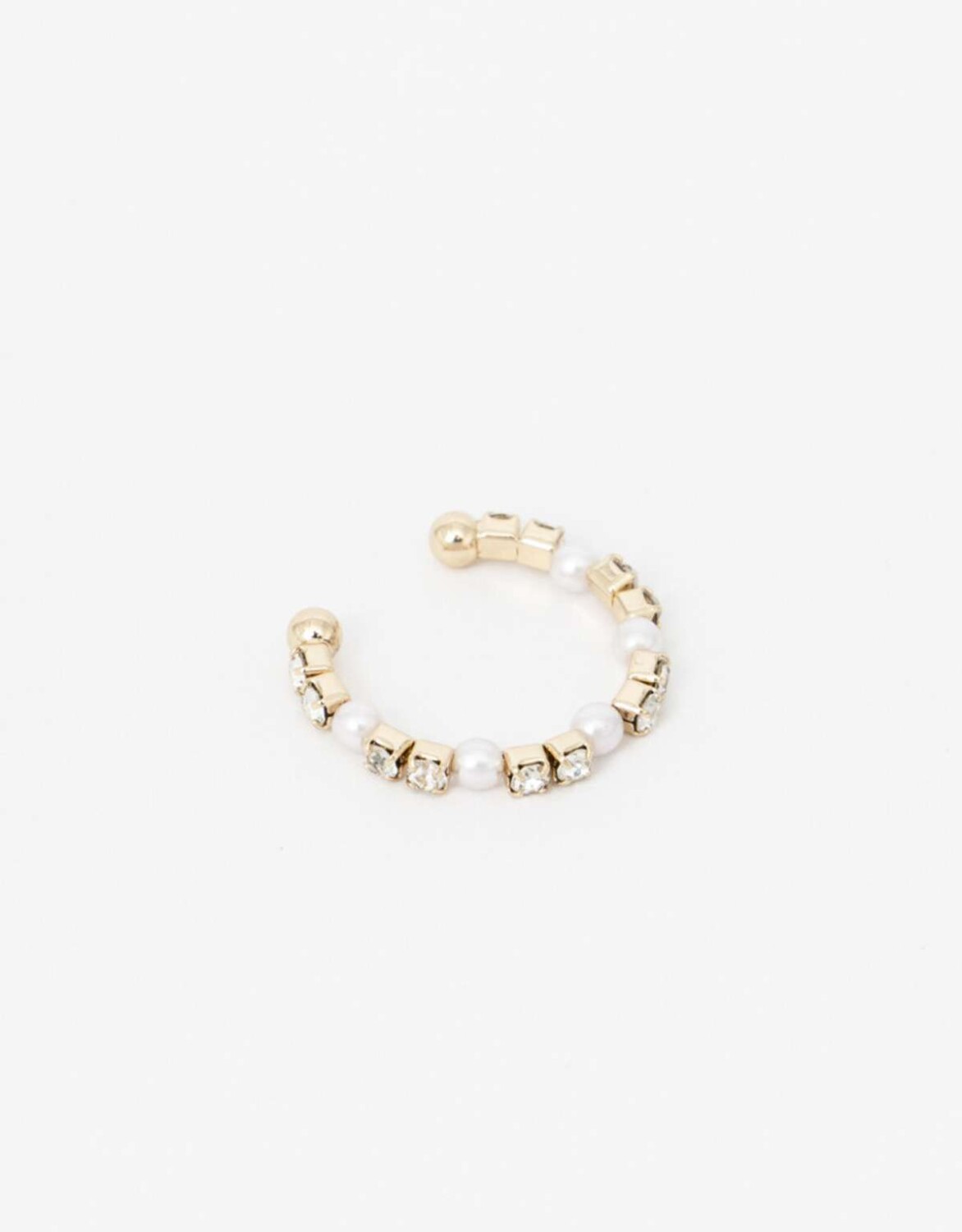 Anillo Strass & Perla - Dorado — Tienda Soy Santander