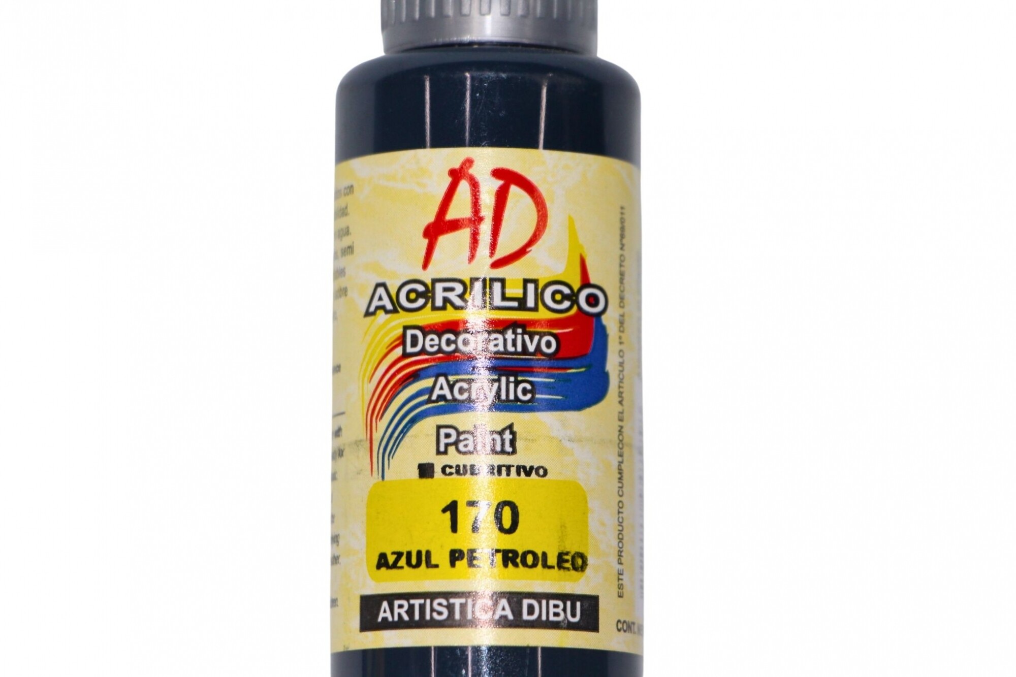 PINTURA ACRILICA ARTISTICA DIBU 60 ML. DIFERENTES COLORES - COLOR AZUL ...