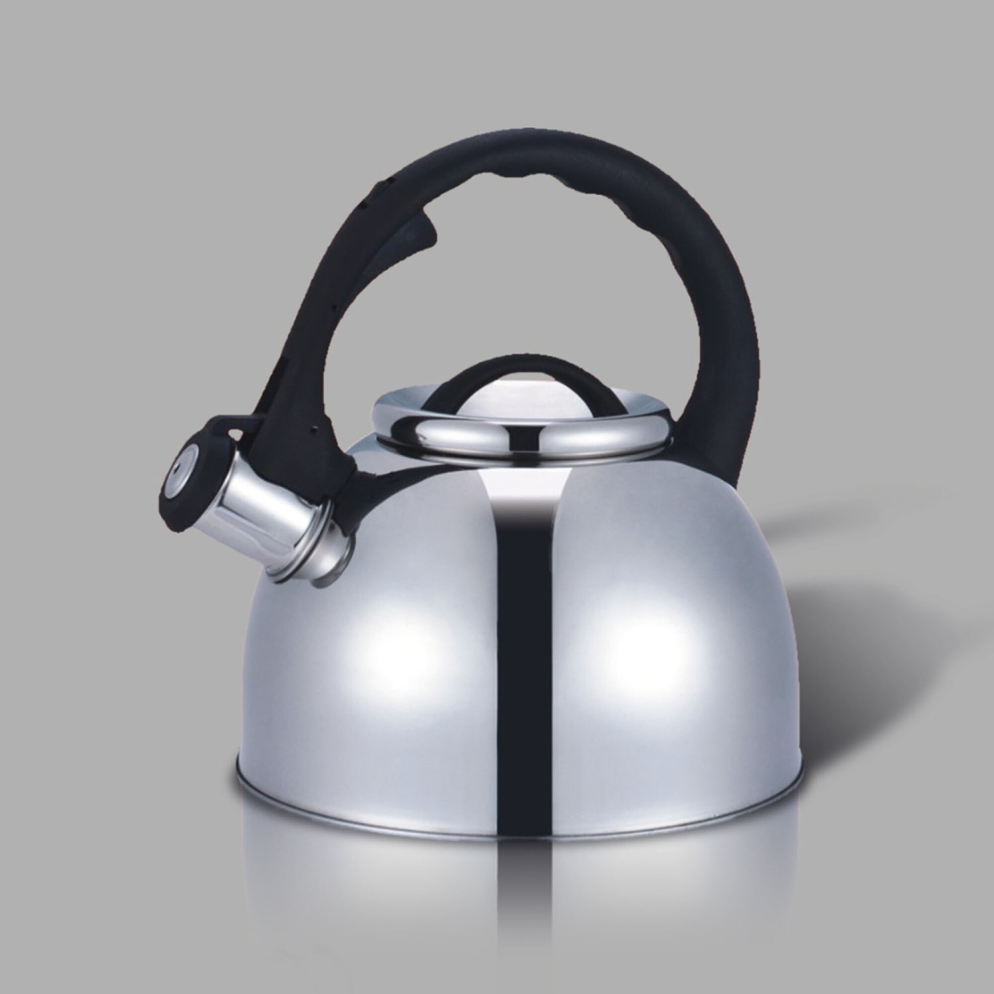 Caldera Pava Silbadora 2.5Lt en Acero Inox Cuori Caldaia - Plateado — HTS